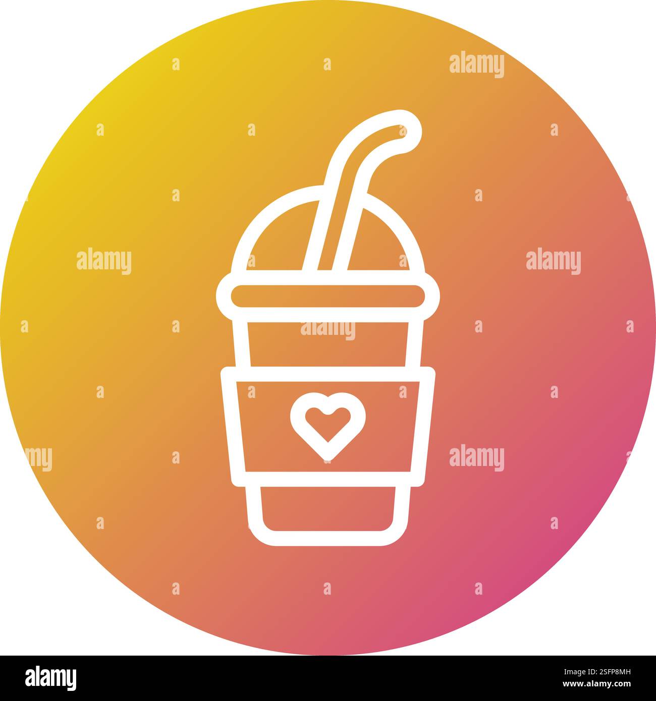 Smoothie Vector Icon Design Illustration Stock Vector Image & Art - Alamy