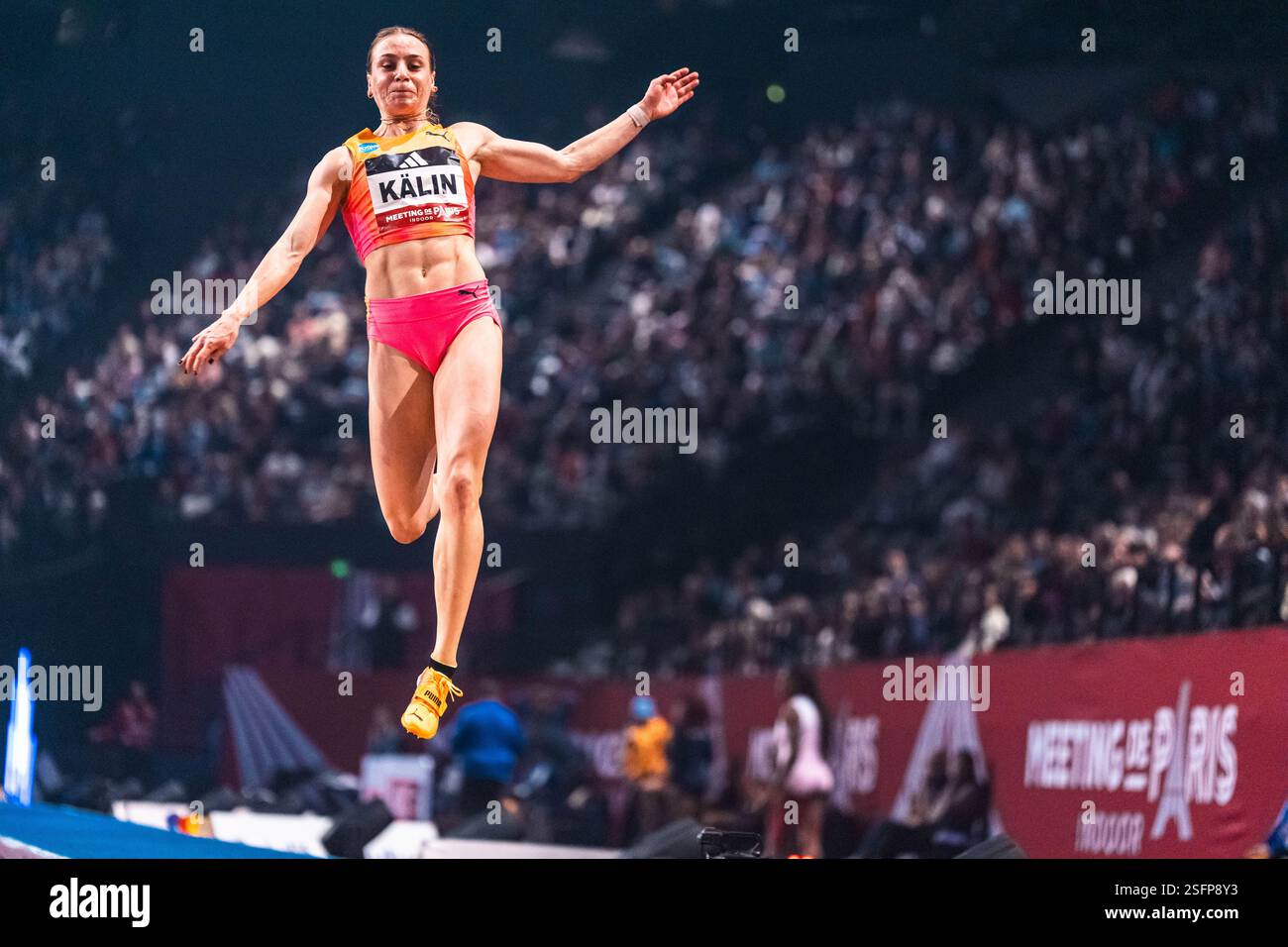 Annik KALIN (SUI), Long Jump Women during the World Athletics Indoor Tour, Meeting de Paris 2025 ...