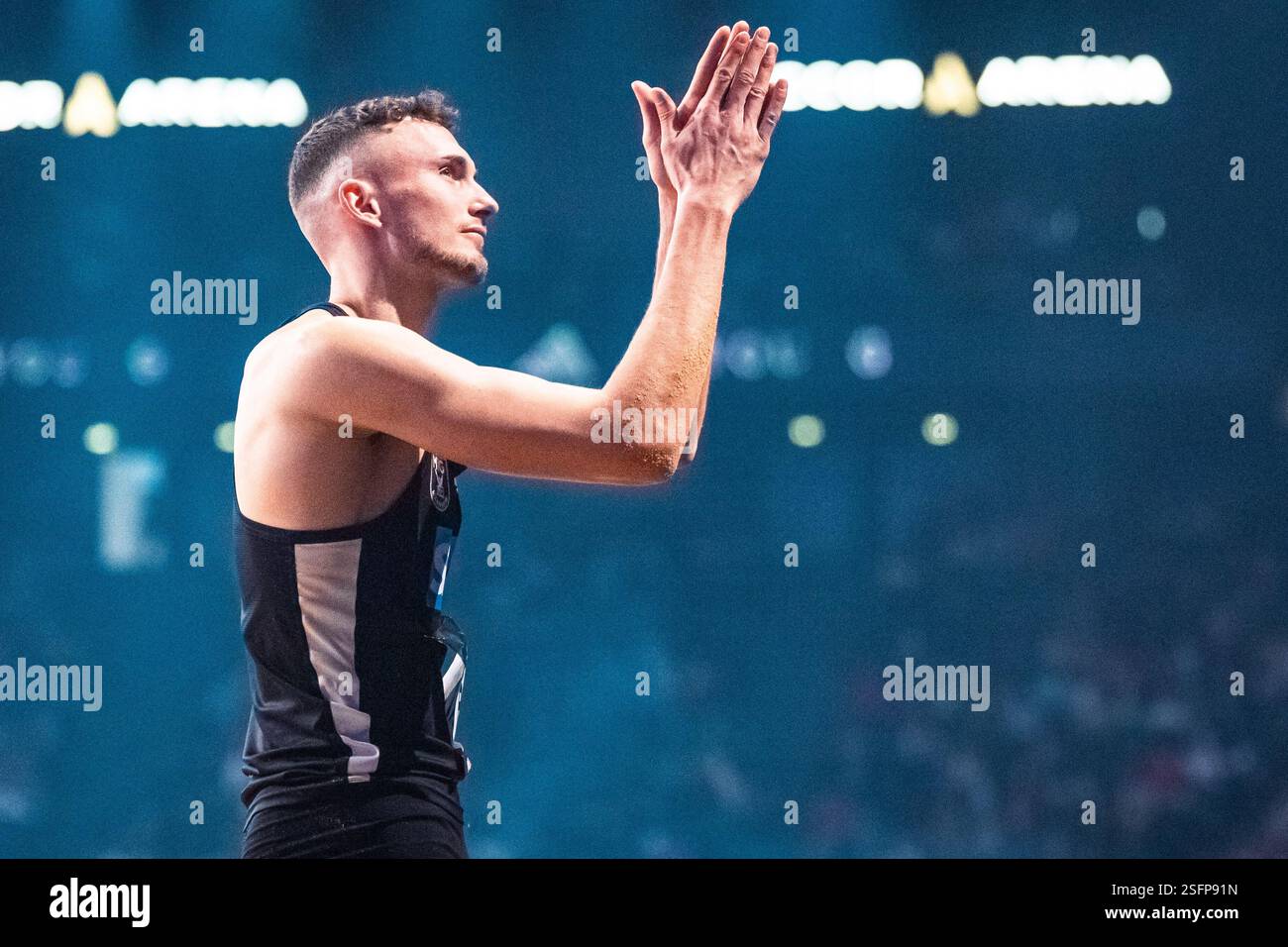 Simon BATZ (GER), Long Jump Men during the World Athletics Indoor Tour ...