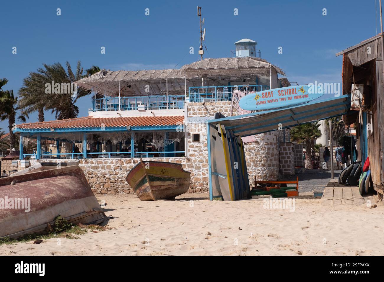Santa Maria on the island of Sal, Cape Verde archipelago, southern ...