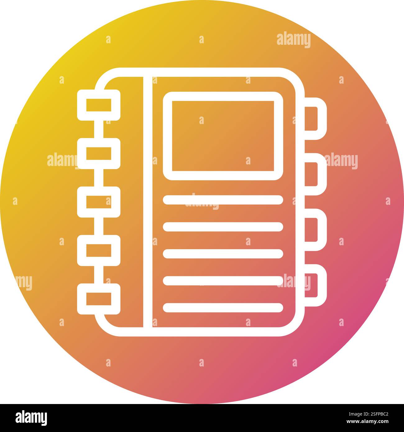 Diary Vector Icon Design Illustration Stock Vector Image & Art - Alamy