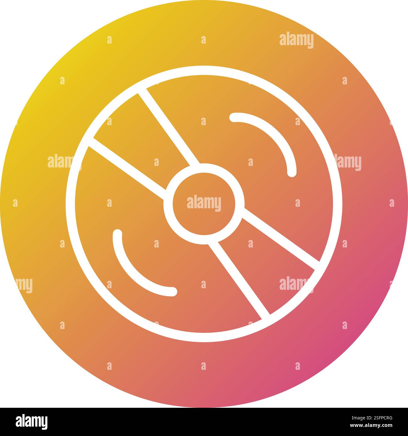 Compact Disc Vector Icon Design Illustration Stock Vector Image & Art ...