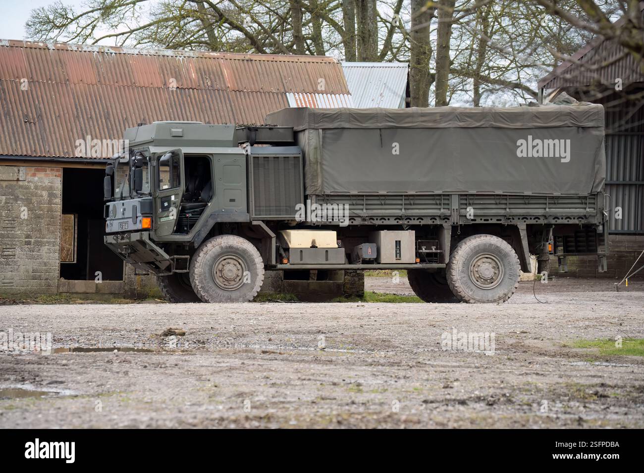 british army MAN SV 4x4 Utility Truck Stock Photo - Alamy