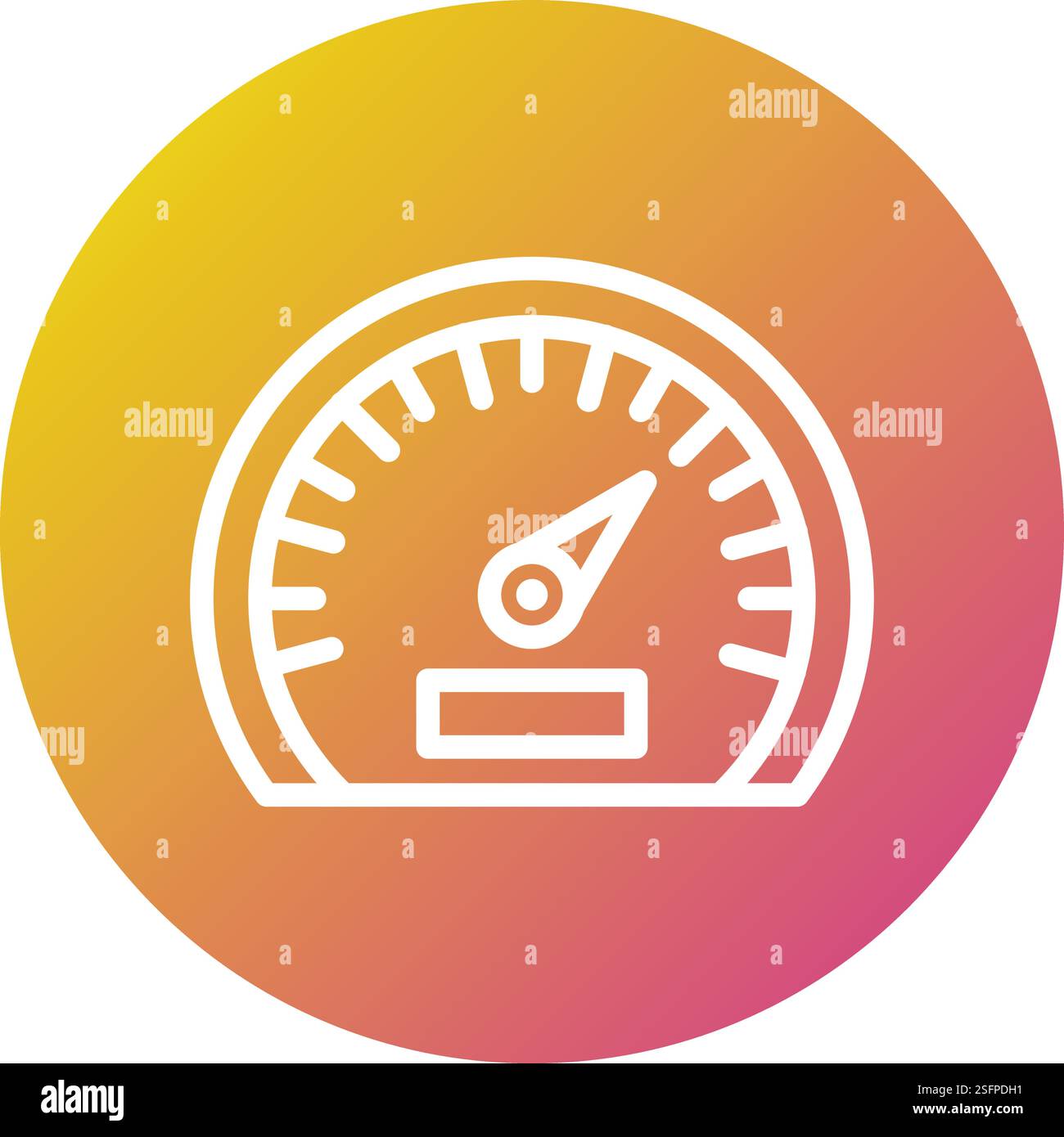 Speedometer Vector Icon Design Illustration Stock Vector Image & Art - Alamy