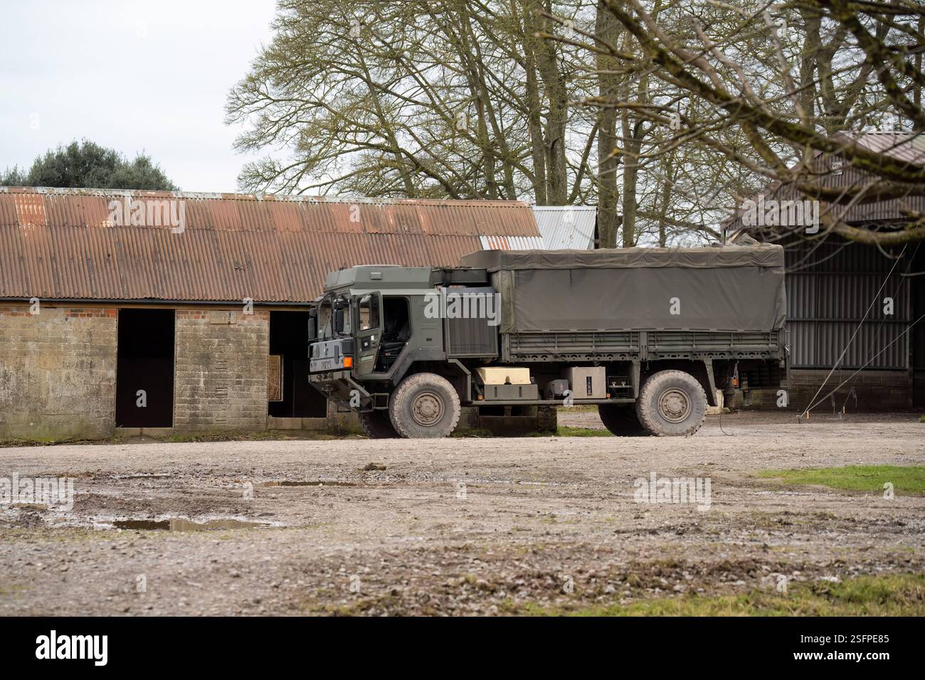 british army MAN SV 4x4 Utility Truck Stock Photo - Alamy