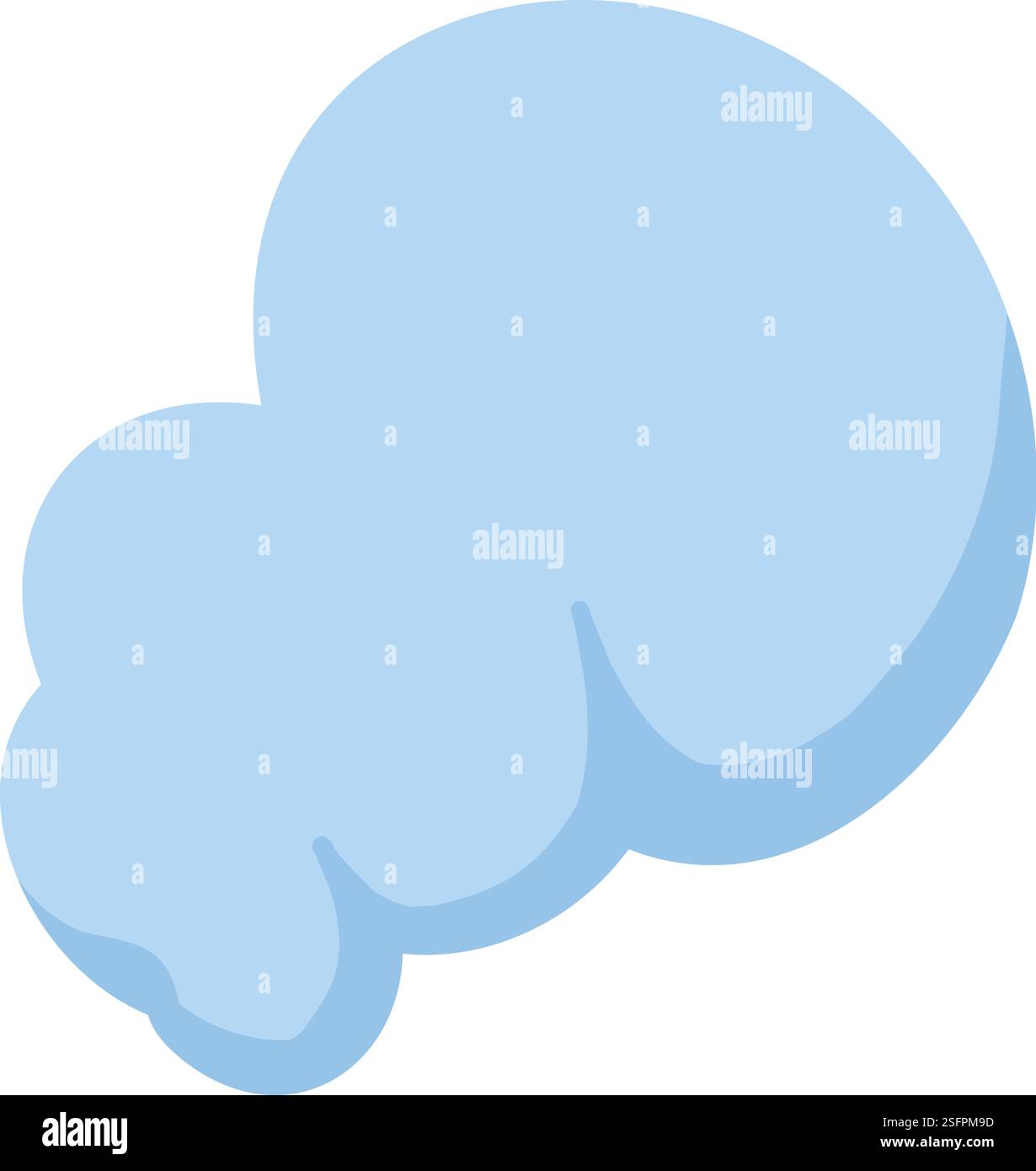 Dust cloud. Comic book little smoke puff stream clouds, cloud puffs ...