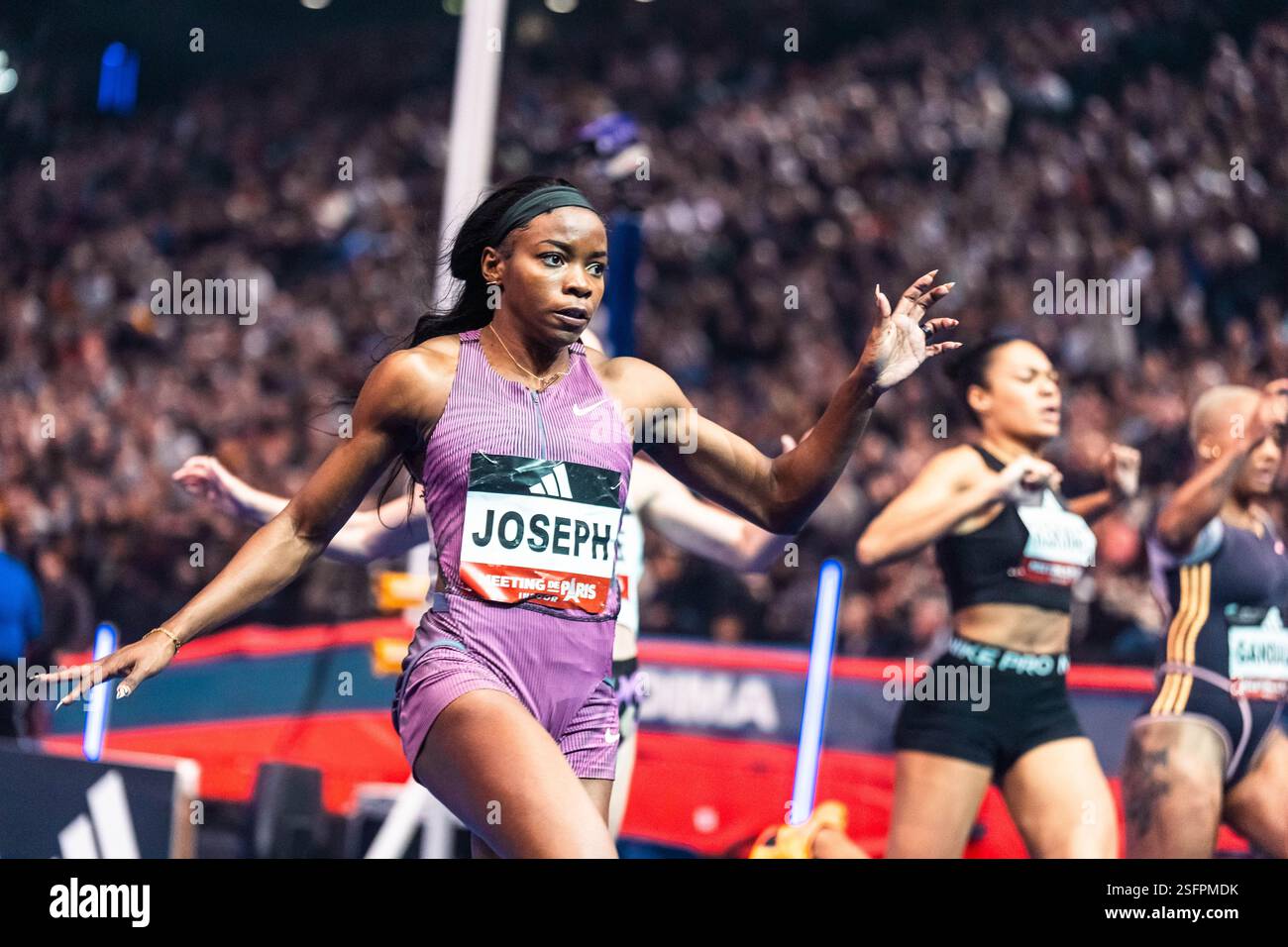 Gemima JOSEPH (FRA) , 60m Women during the World Athletics Indoor Tour, Meeting de Paris 2025 on ...