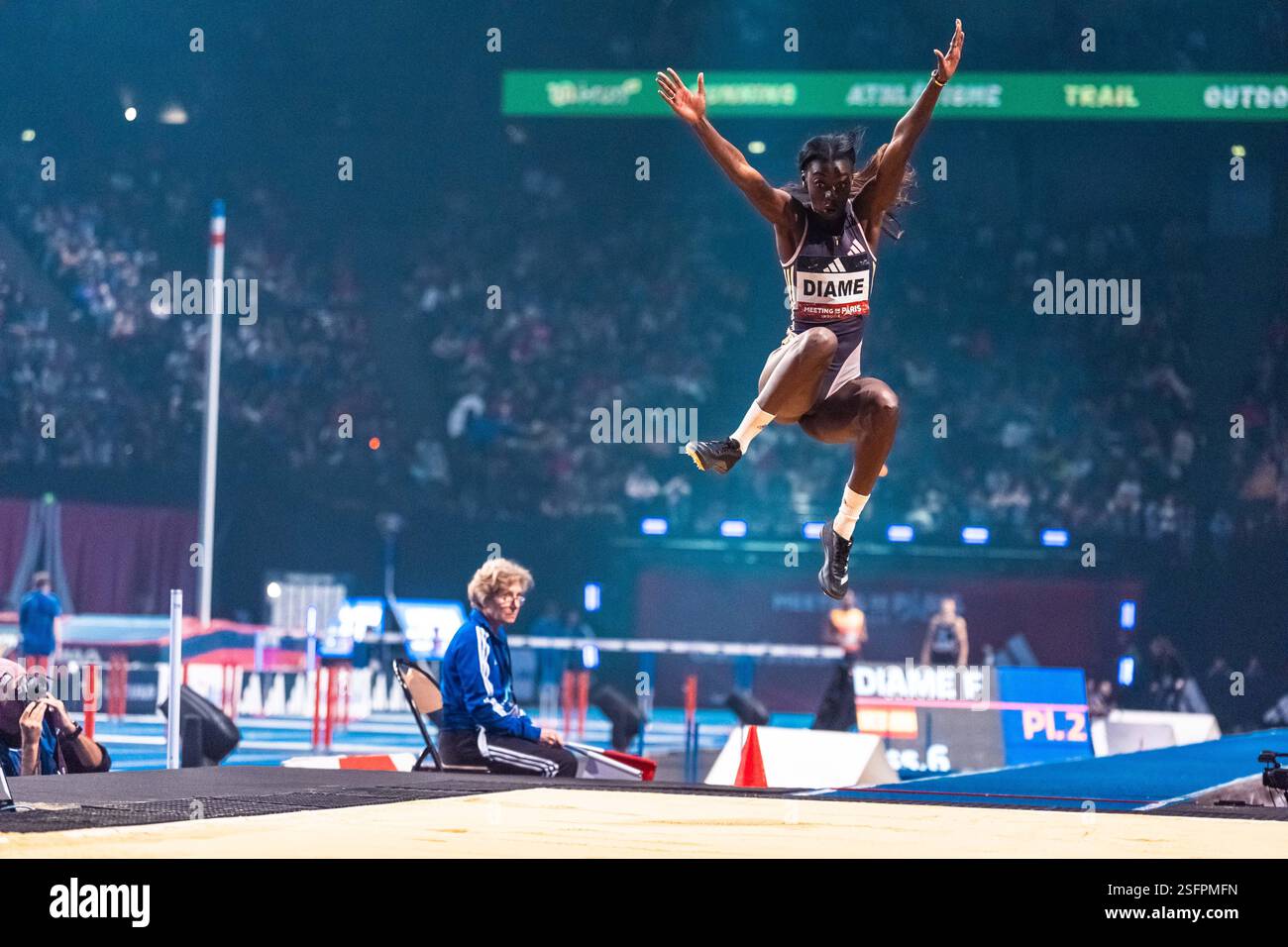 Fatima DIAME (ESP) , Long Jump Women during the World Athletics Indoor ...
