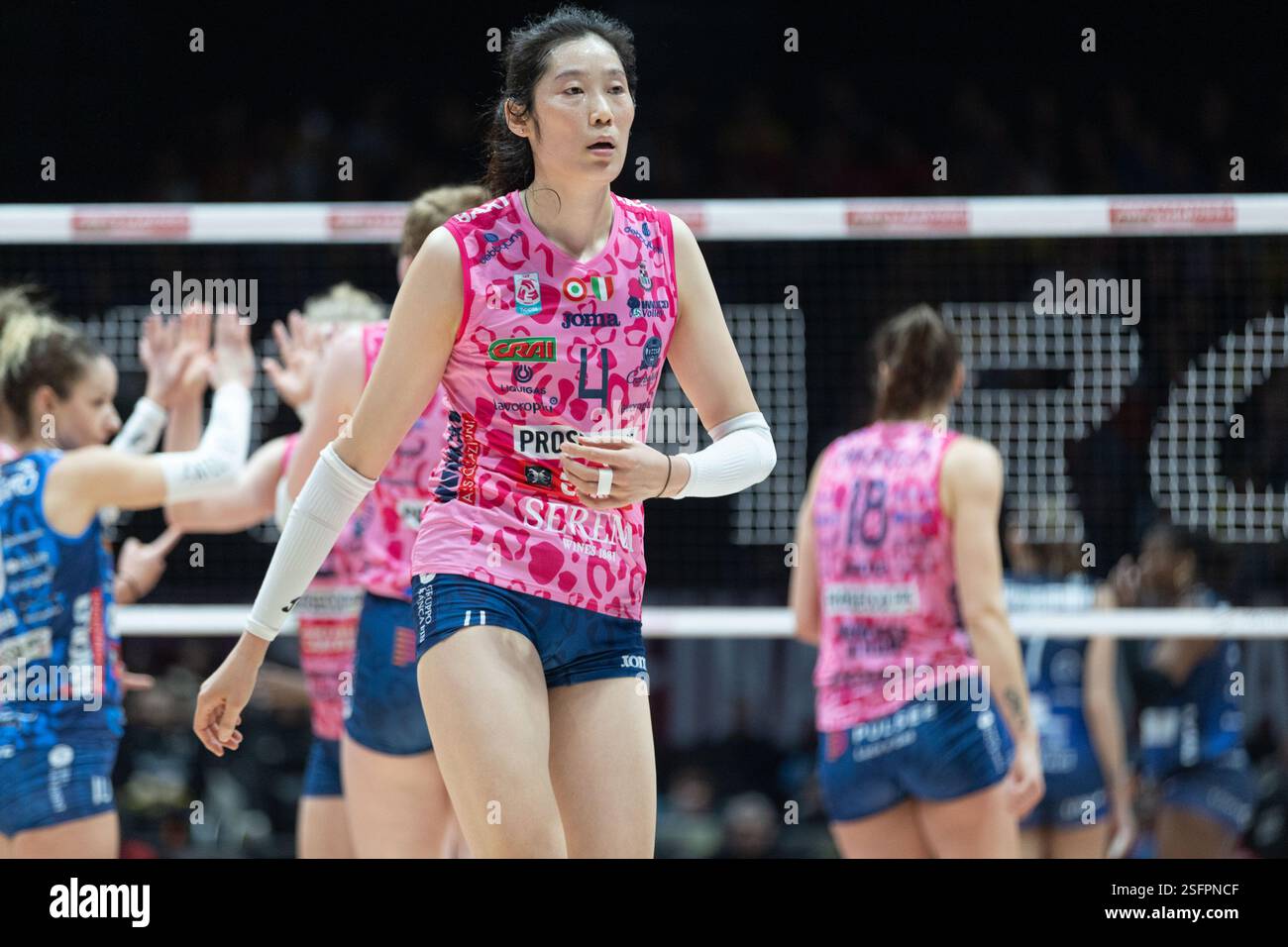 Bologna, Italy. 09th Feb, 2025. Ting Zhu (Conegliano) during Women ...