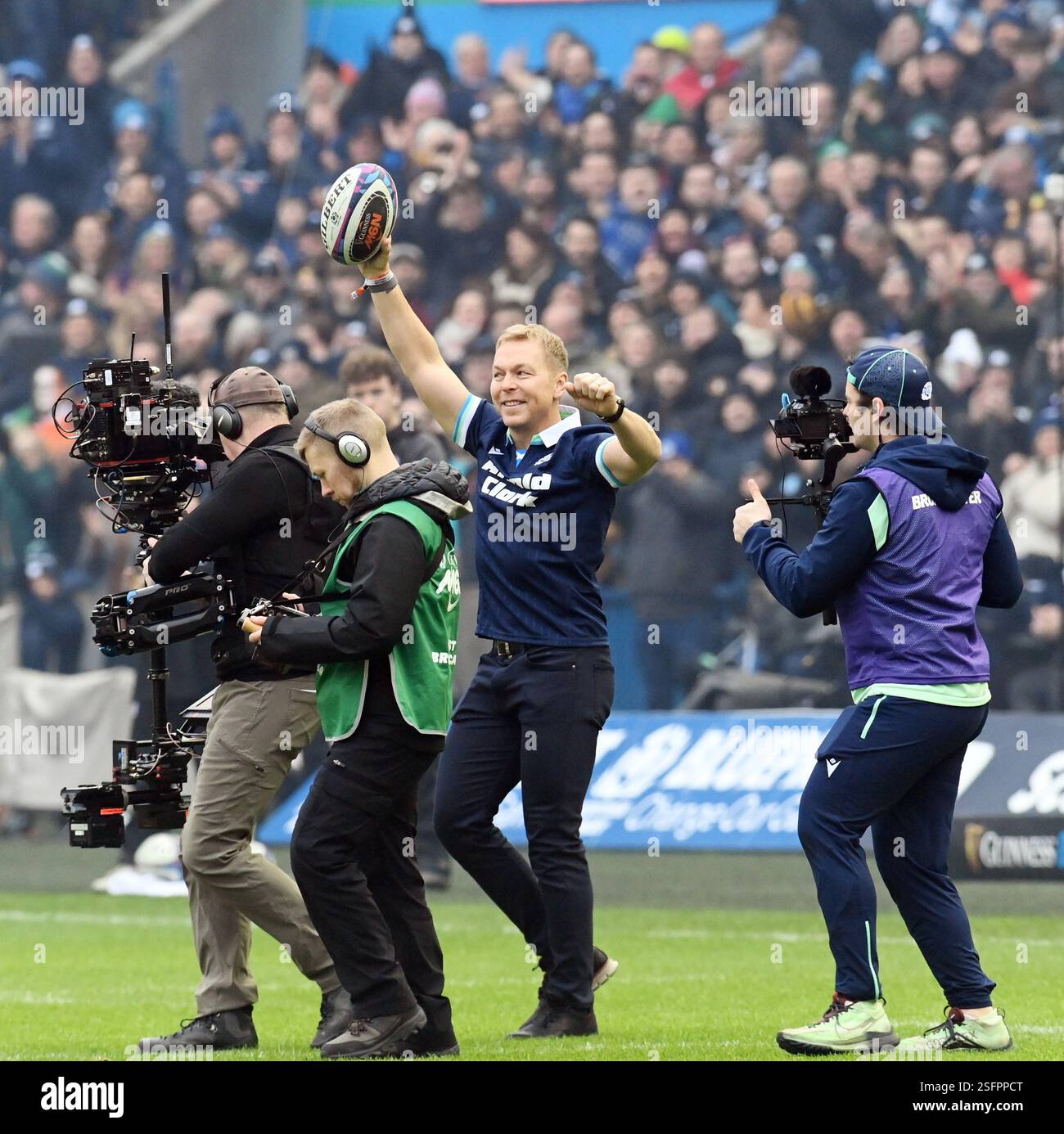 Scottish Gas Murrayfield .Edinburgh.Scotland, UK. 9th Feb, 2025 ...