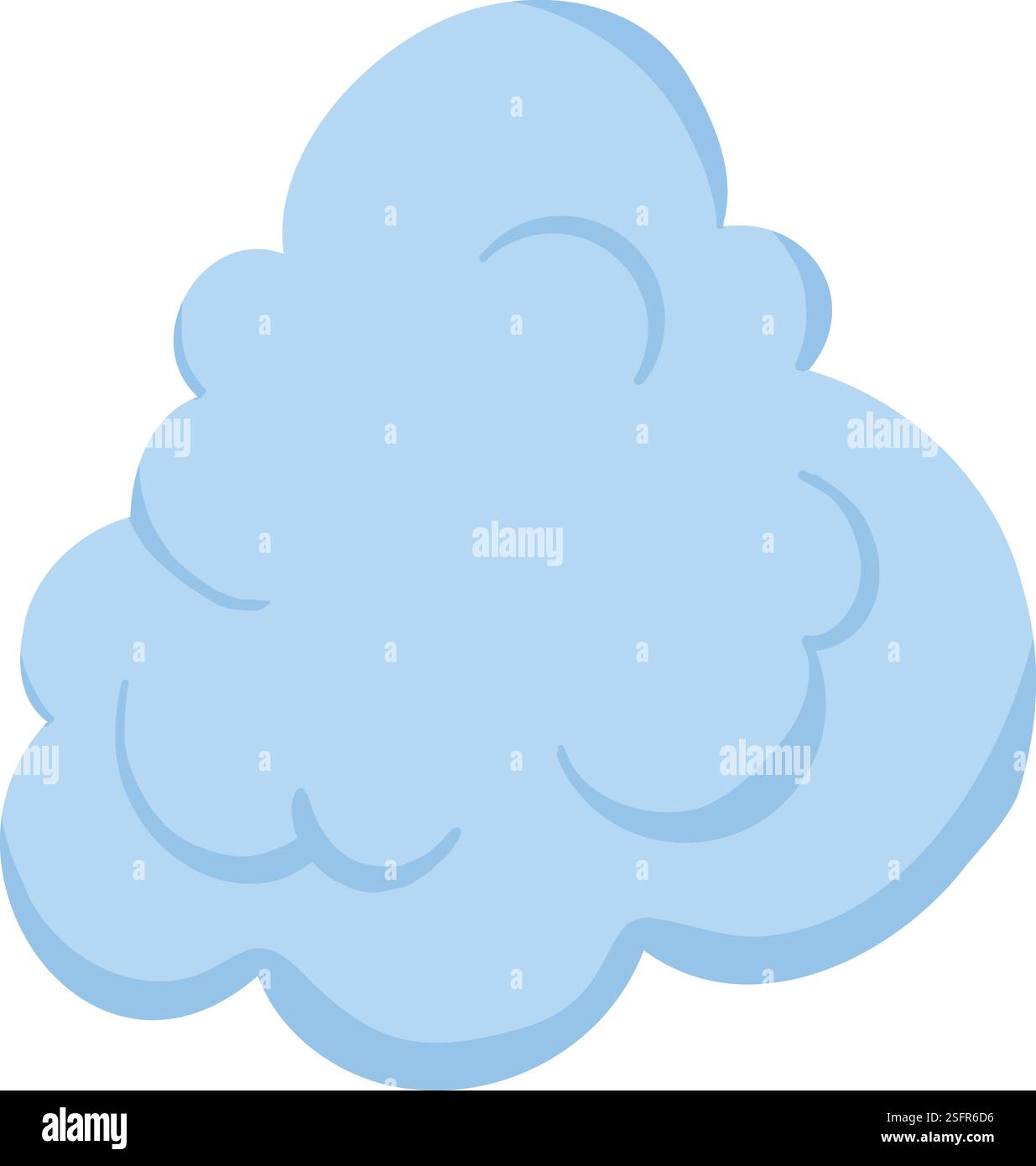 Dust cloud. Comic book little smoke puff stream clouds, cloud puffs ...