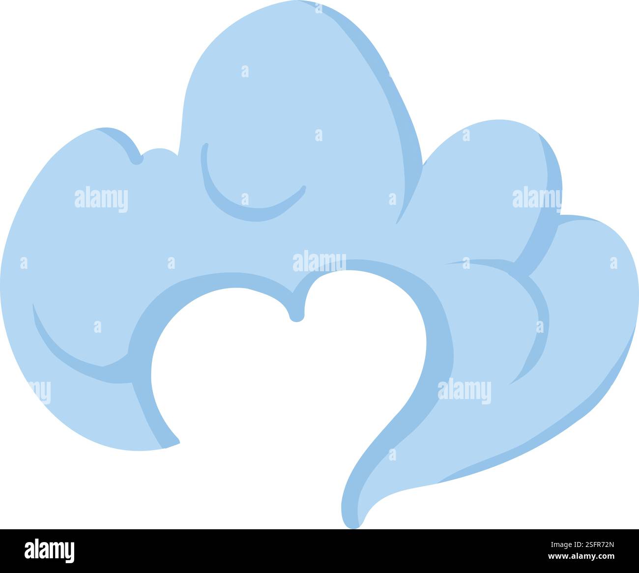 Dust cloud. Comic book little smoke puff stream clouds, cloud puffs ...