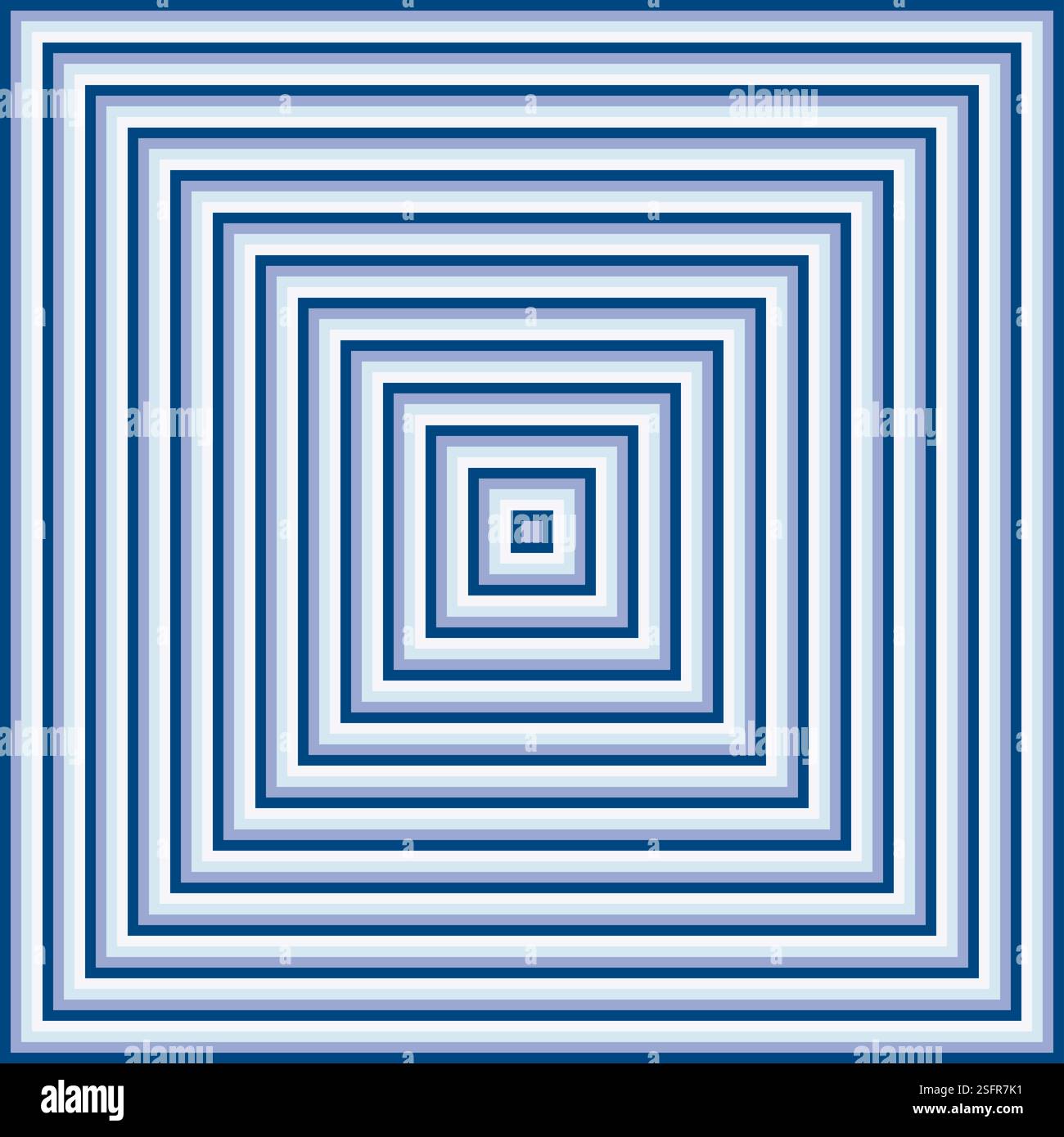 Visual effect created by different shades of blue and white squares ...