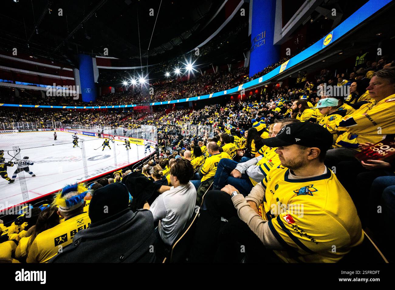 General view of Avicii Arena from a spectators seat during the Beijer ...