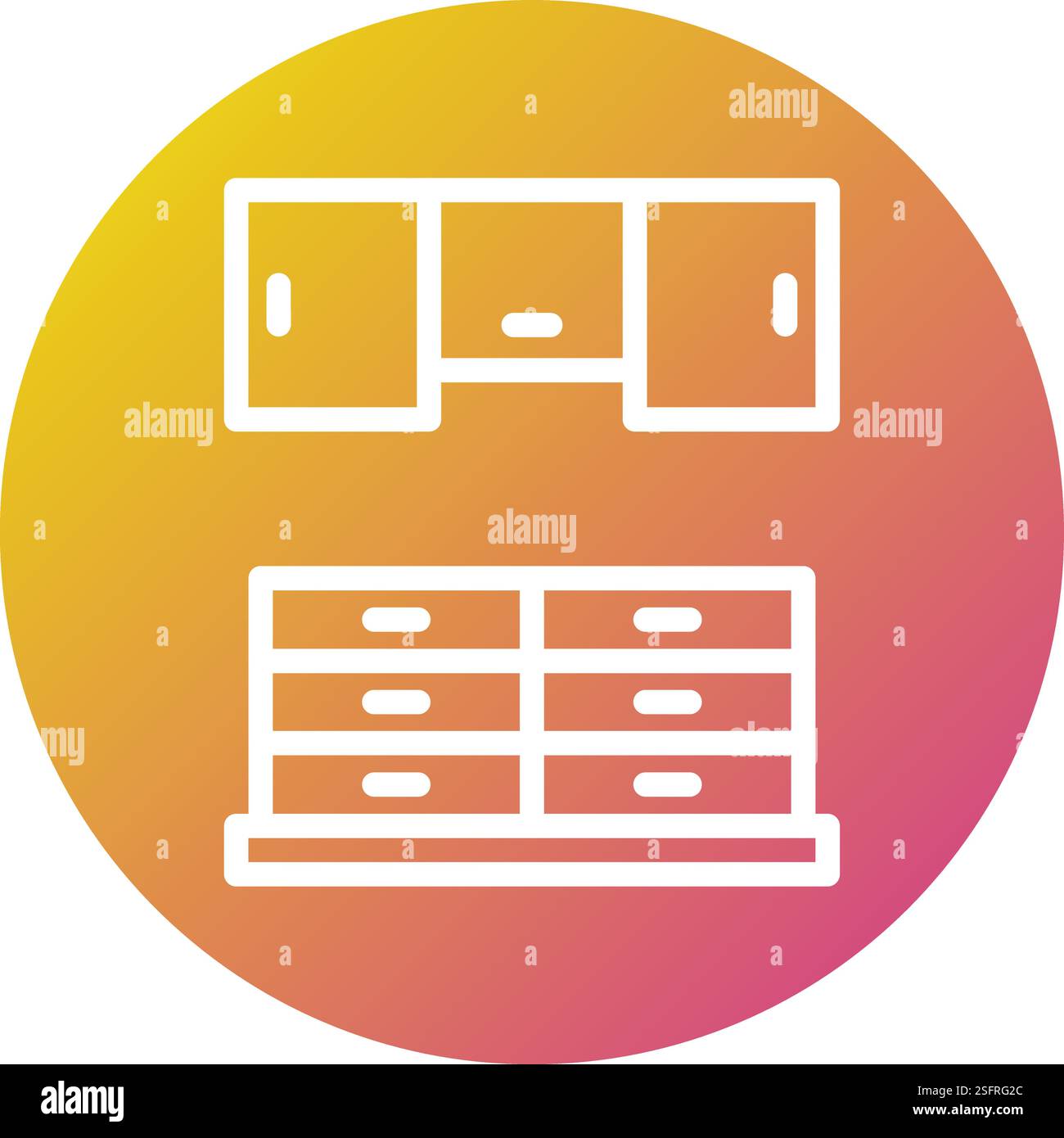 Ui furniture icon Stock Vector Images - Alamy