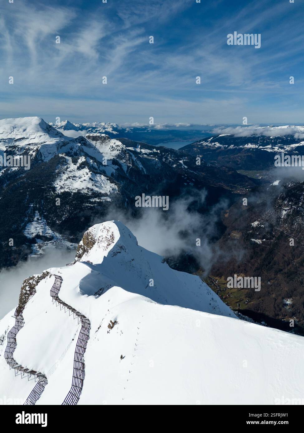 Anti-Avalanche Structures, Snow Bridges on Mannlichen Mountain ...