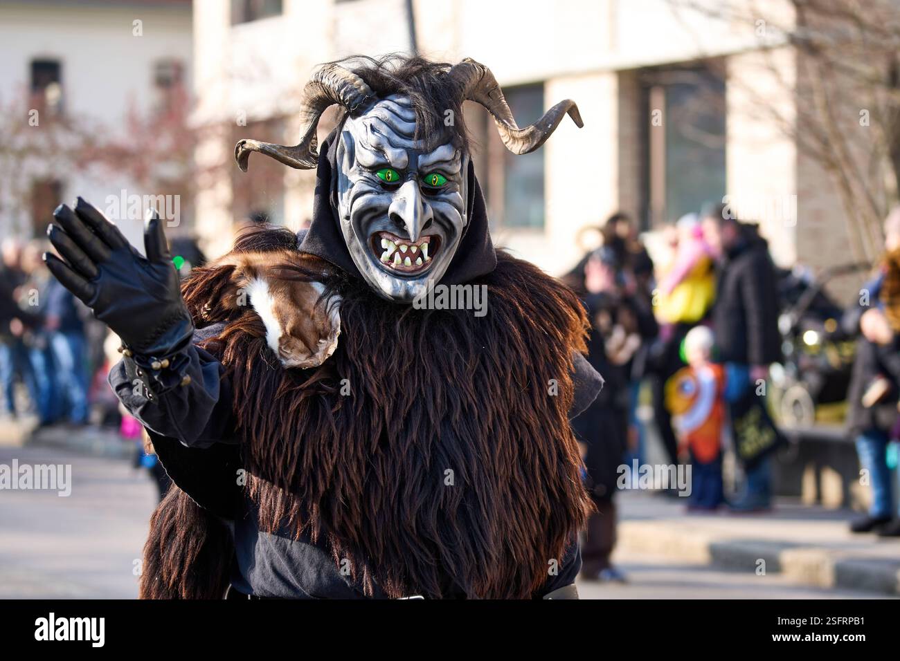 Mertingen, Bavaria, Germany - February 9, 2025: Big carnival parade in ...