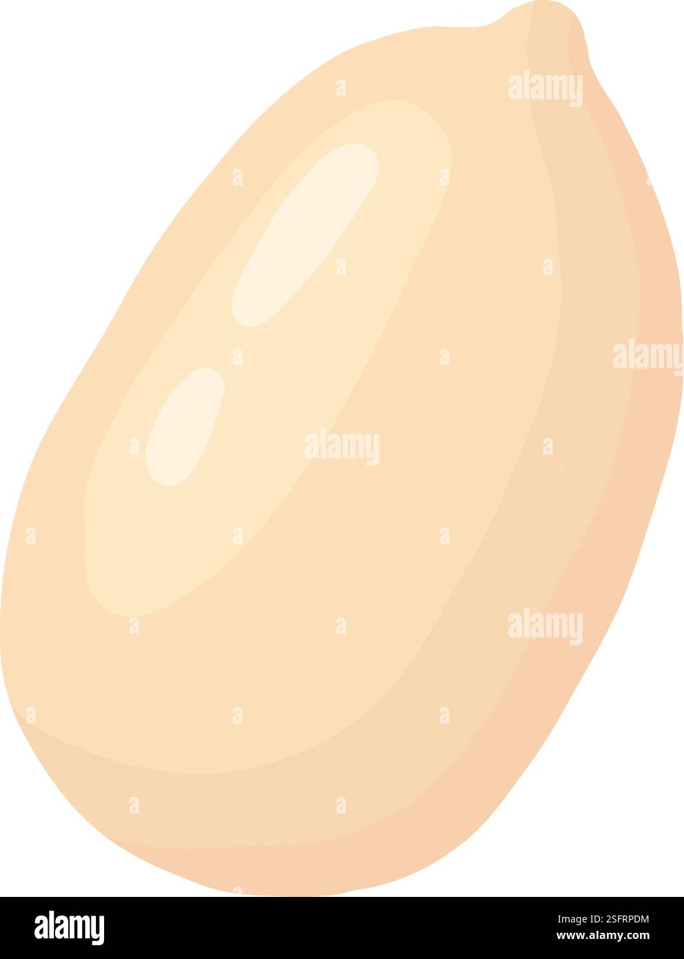 Cartoon peanut. Delicious tasty peanuts snack, raw peanut in shell flat ...
