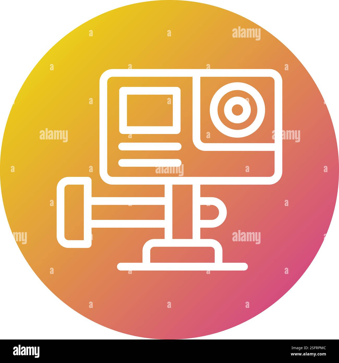 Modern action camera icons Stock Vector Images - Alamy