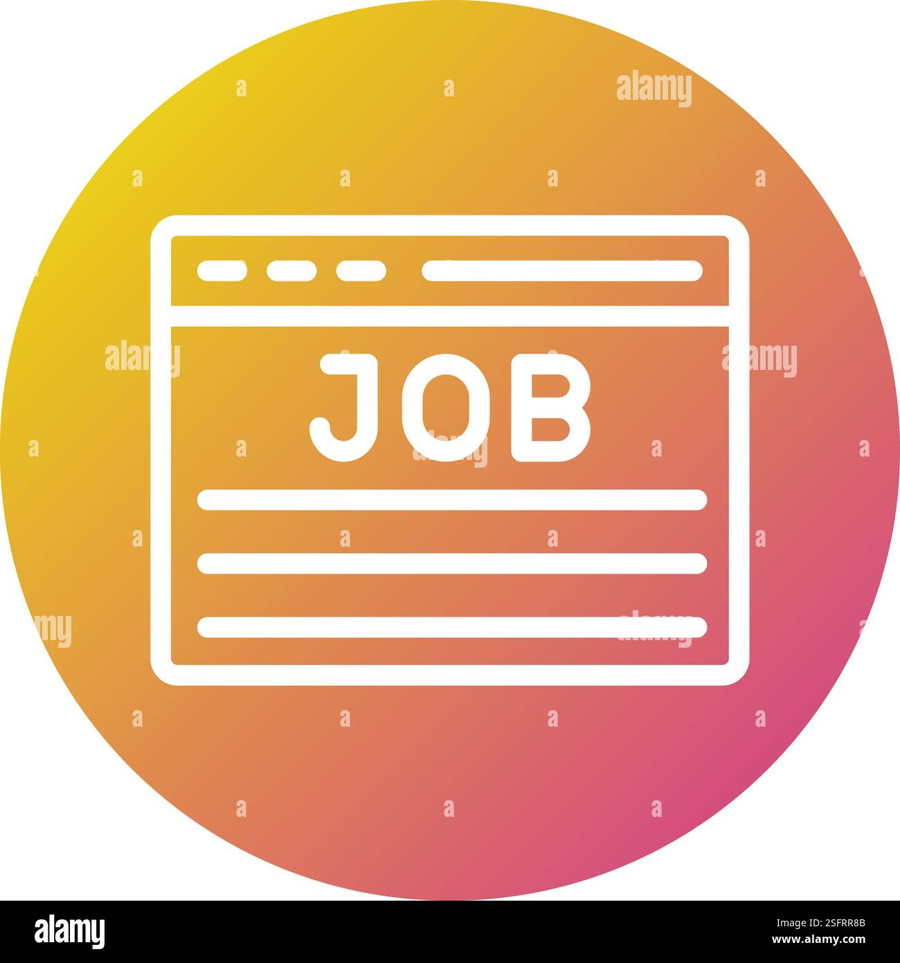 Job vector Cut Out Stock Images & Pictures - Alamy