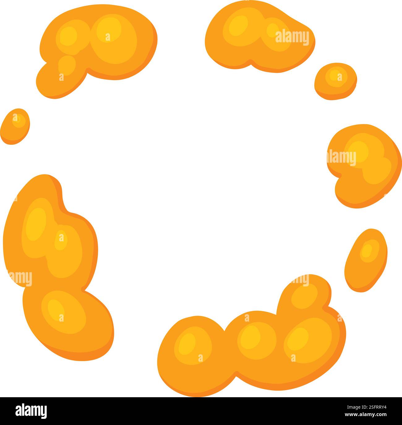 Comic explosive fire cloud game effect vector icon. Bomb blast with ...