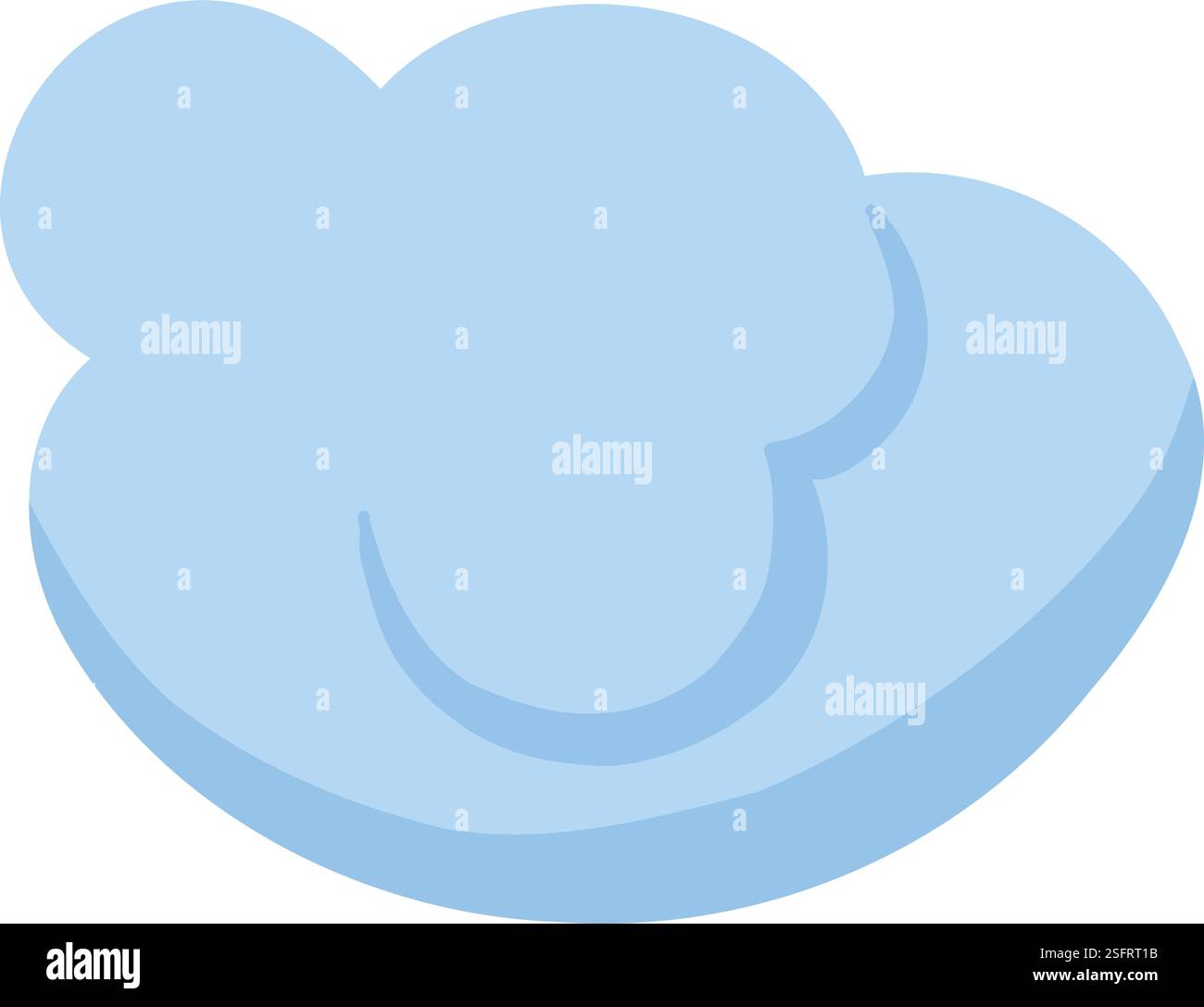 Dust cloud. Comic book little smoke puff stream clouds, cloud puffs ...