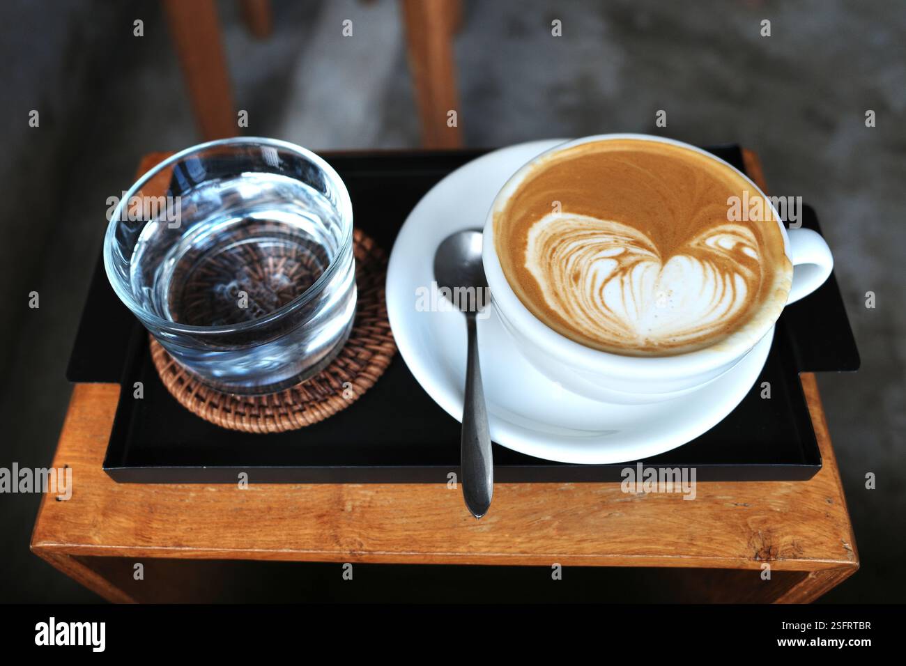 Hot coffee latte recipe cofee hi-res stock photography and images - Alamy