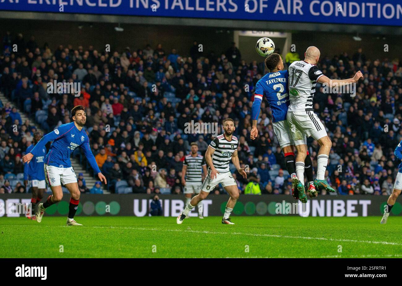 Ibrox Stadium, Glasgow, UK. 9th Feb, 2025. Scottish Cup Fifth Round ...