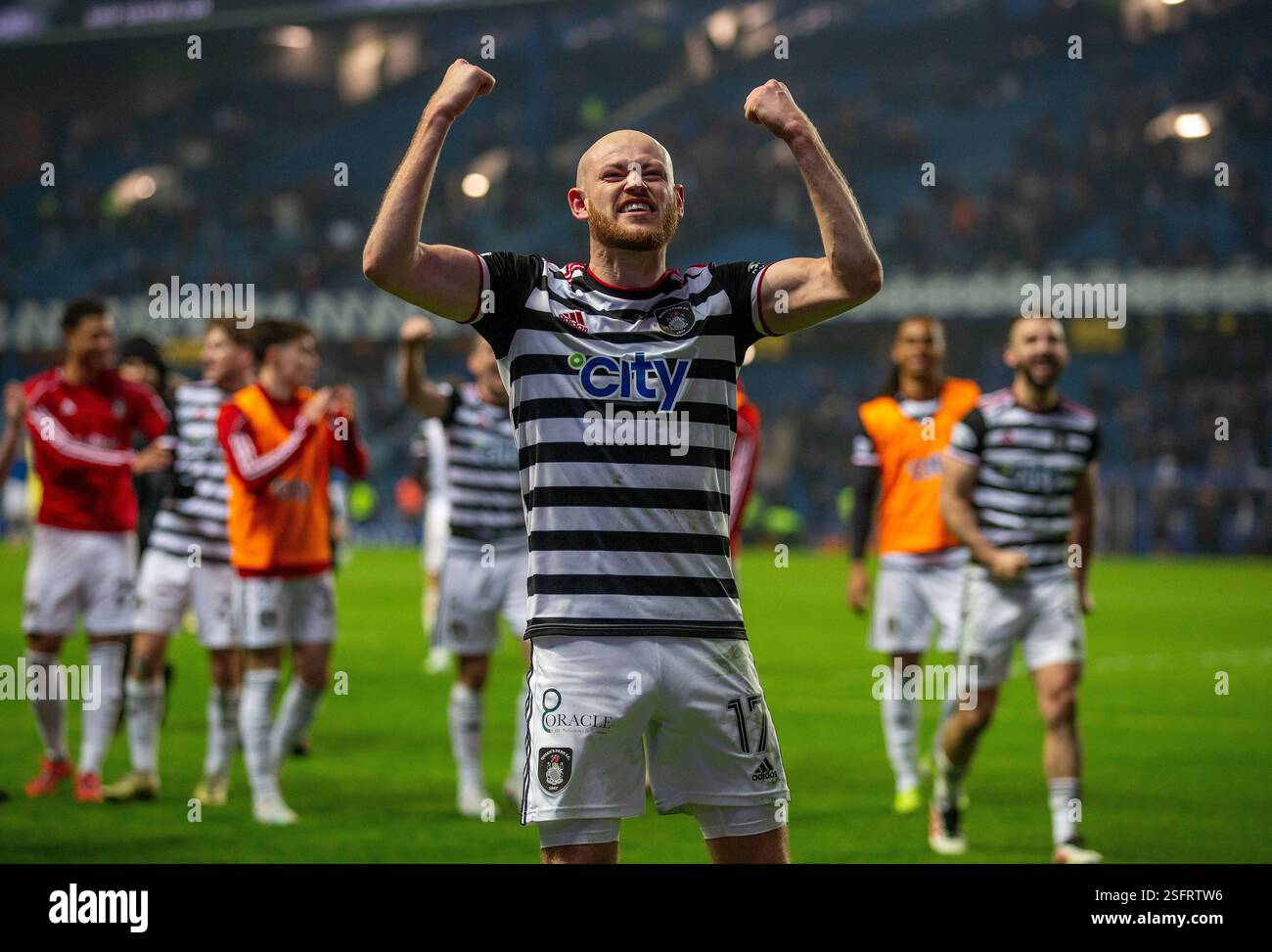 Ibrox Stadium, Glasgow, UK. 9th Feb, 2025. Scottish Cup Fifth Round ...
