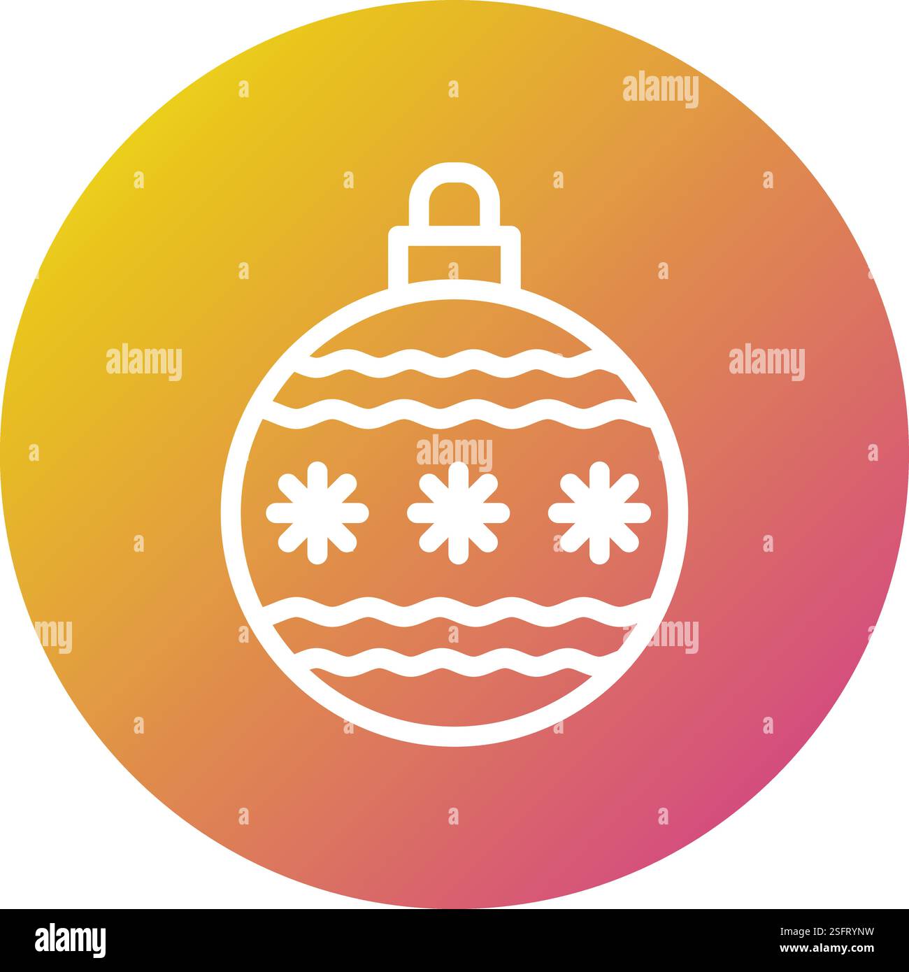 Christmas ball Vector Icon Design Illustration Stock Vector Image & Art ...