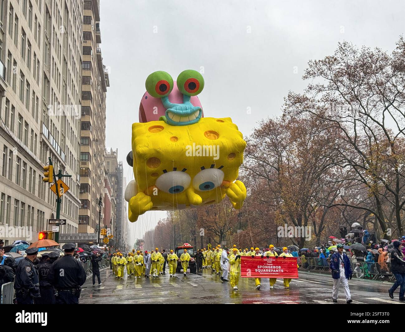 New York, New York, November 28, 2024: The SpongeBob SquarePants and ...