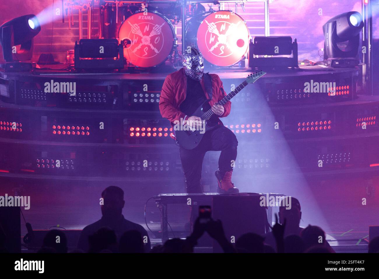Munich, Germany, February 7th 2025: Jacek Ost Zyla (Guitar) of Hämatom ...