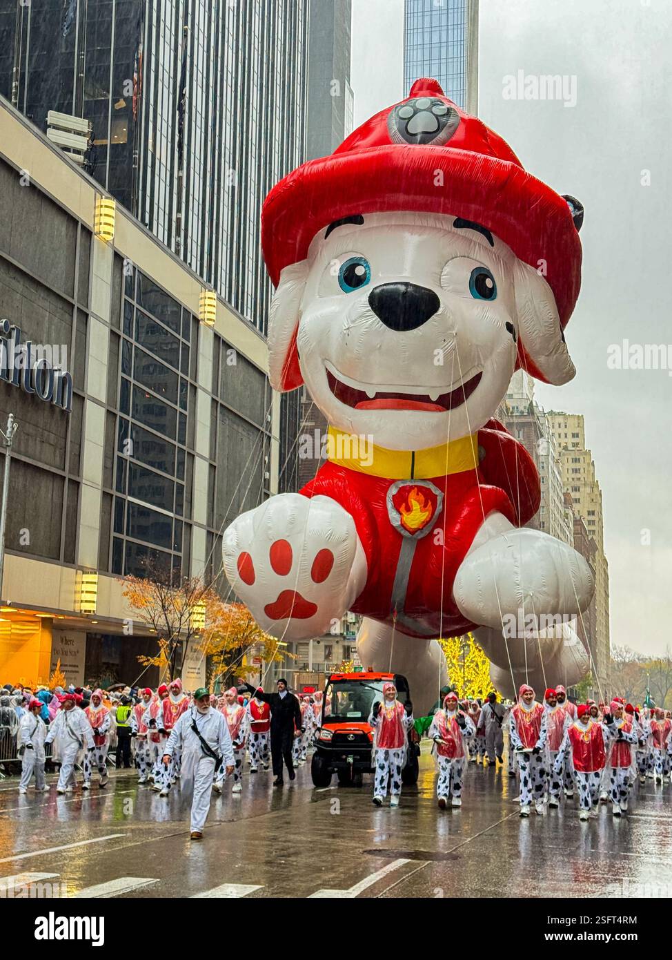 New York, New York, November 28, 2024: The Marshall the Dalmation of ...