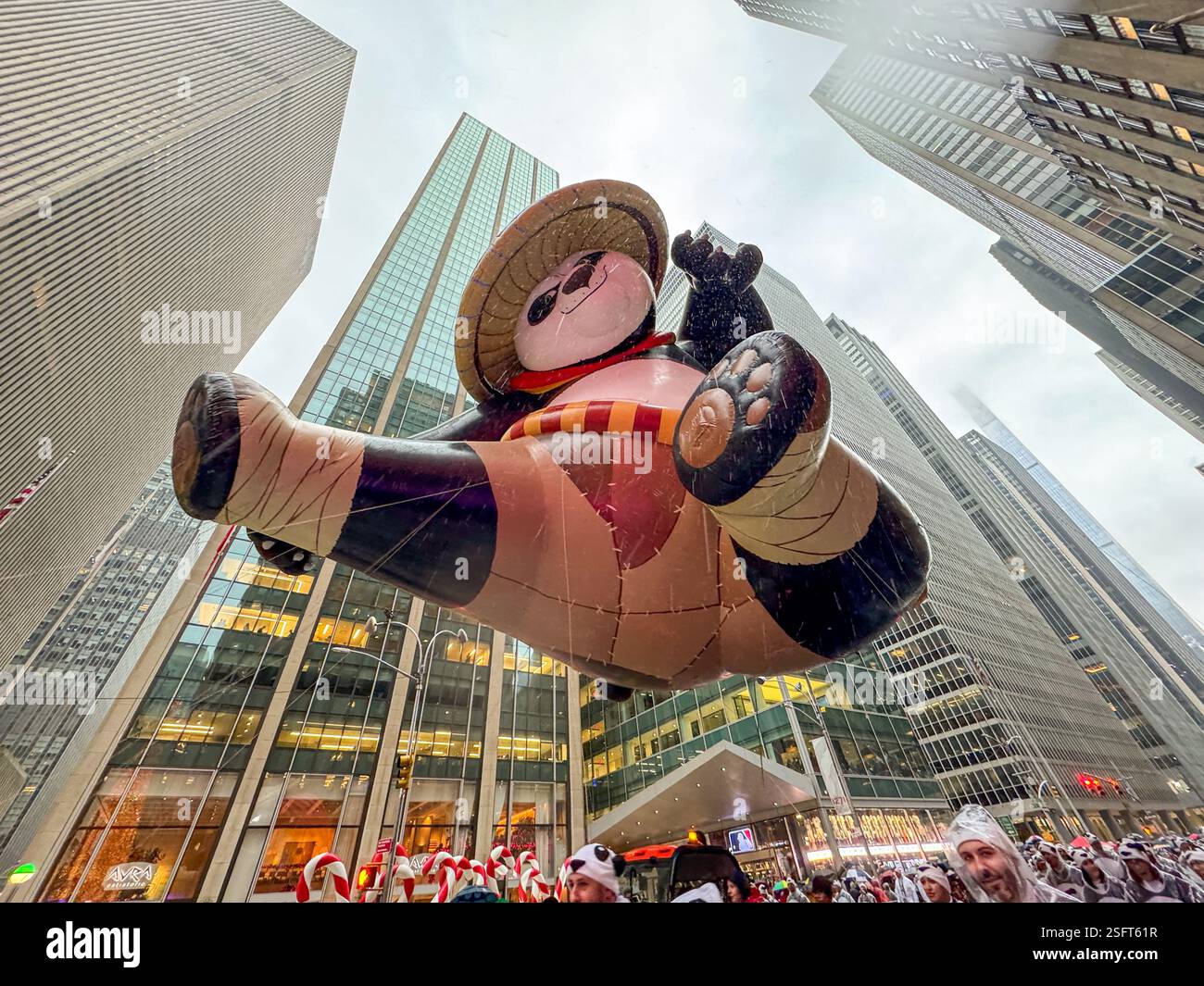 New York, New York, November 28, 2024: Kung Fu Panda, Master Ping Xiao ...