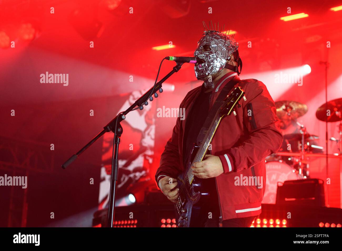 Munich, Germany, February 7th 2025: Jacek Ost Zyla (Guitar) of Hämatom ...