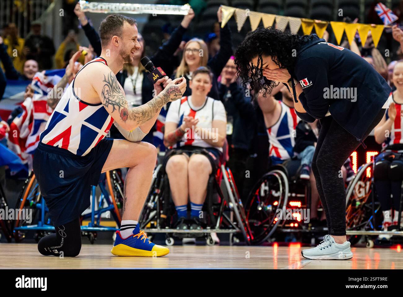 Army veteran James Cairns proposes to his partner Hannah Wild following ...