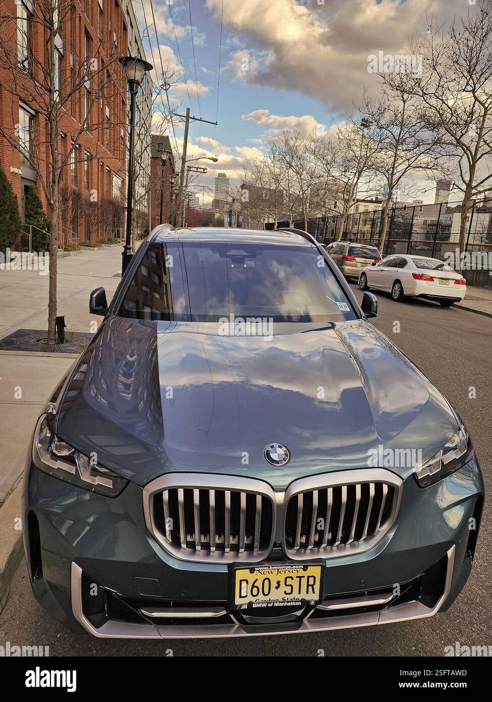New York City, USA - March 18, 2024: BMW X5 luxury car parked outdoor ...