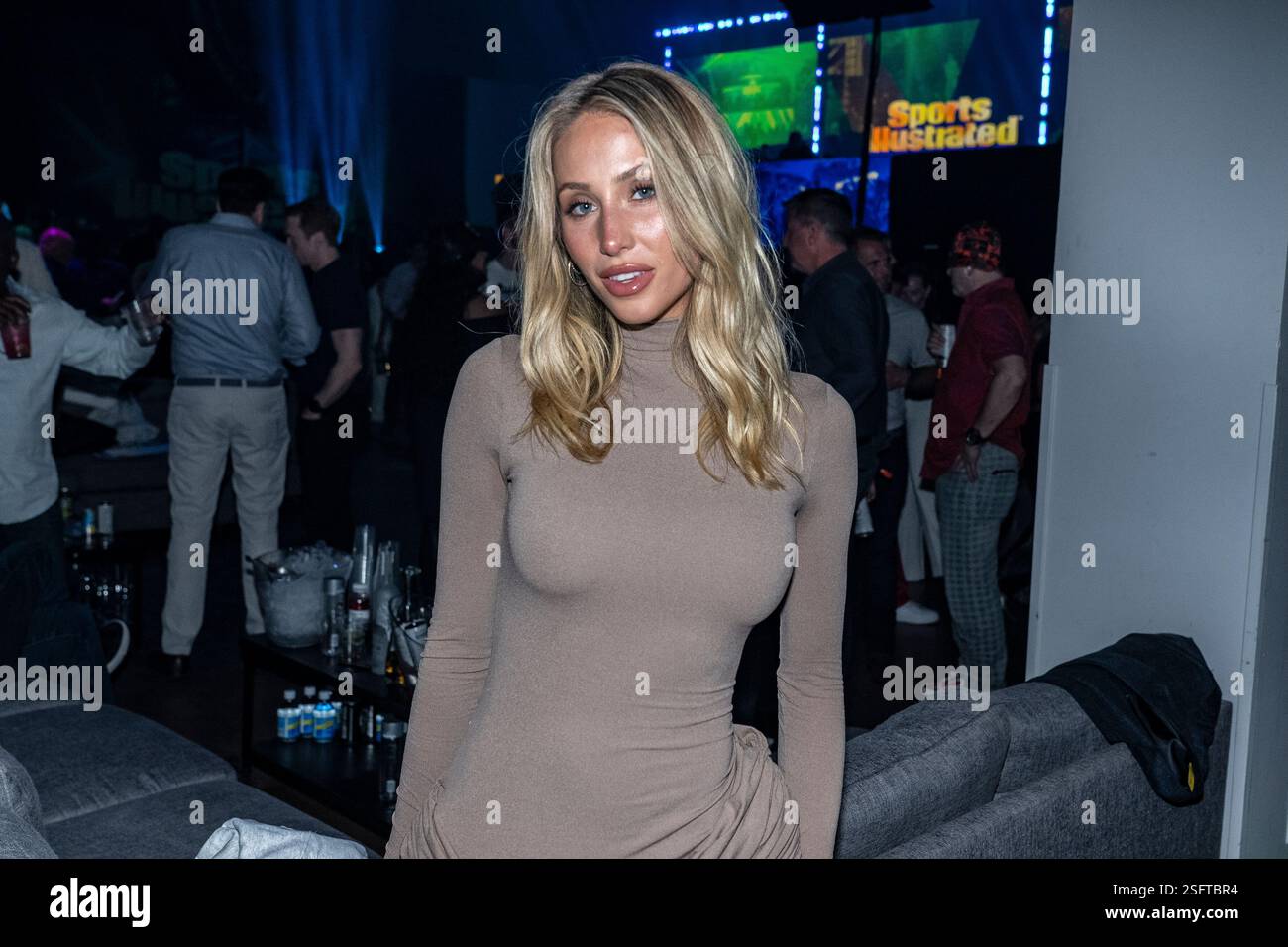 Alix Earl attends the Sports Illustrated Super Bowl party on Saturday ...
