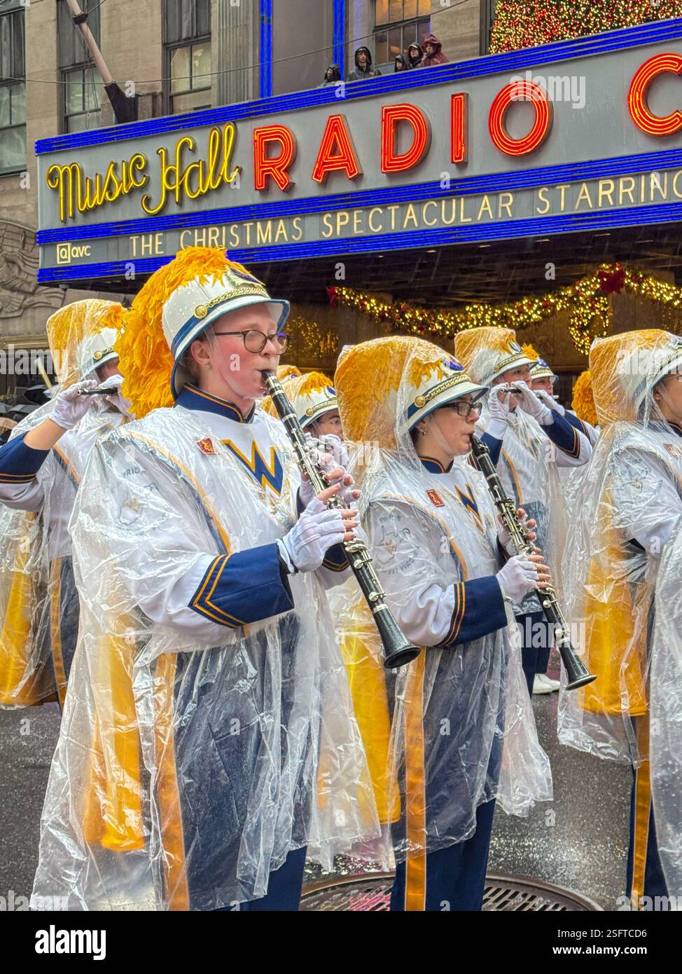 New York, New York, November 28, 2024: The Mountaineer Marching Band ...