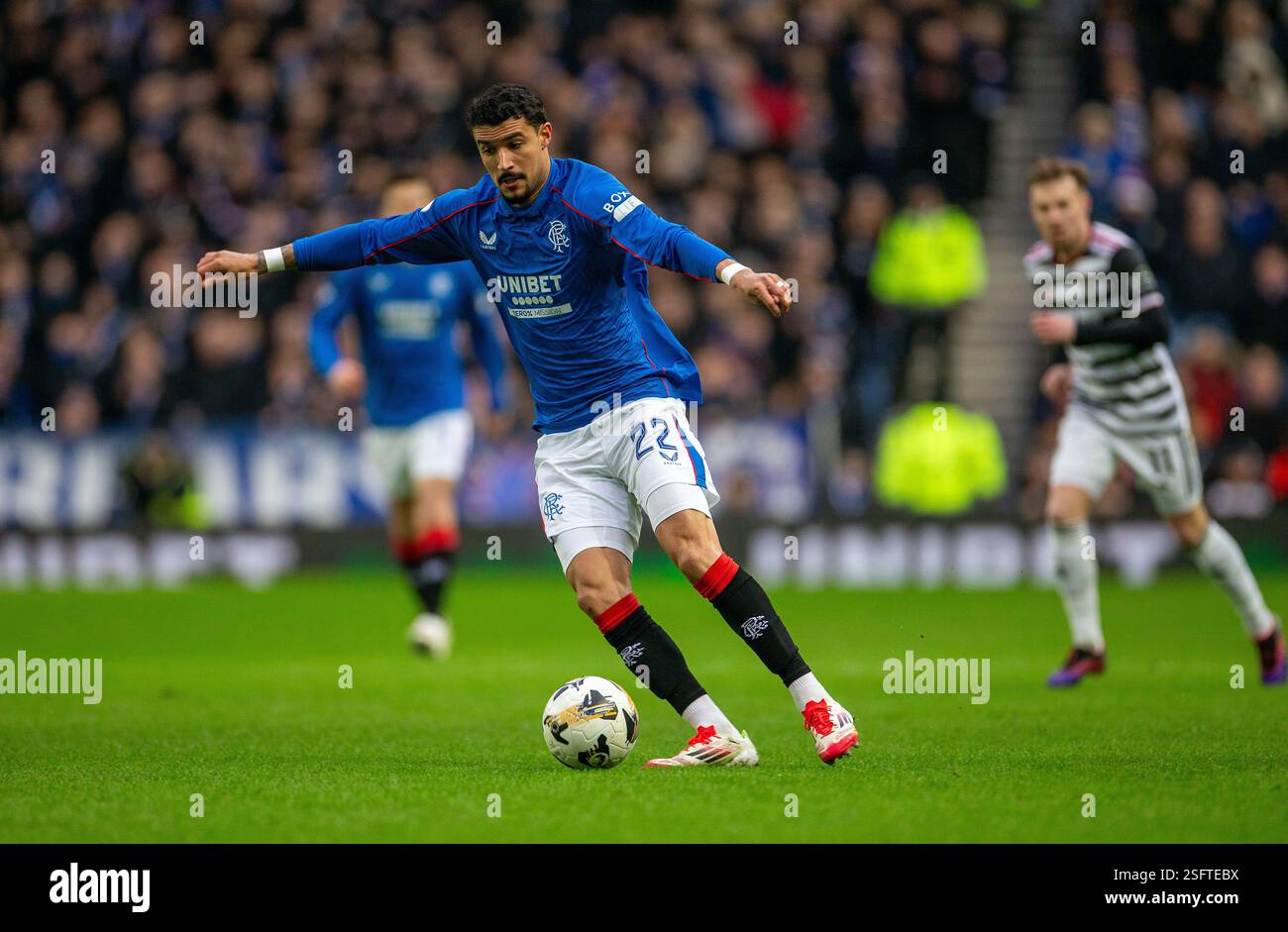 Ibrox Stadium, Glasgow, UK. 9th Feb, 2025. Scottish Cup Fifth Round ...