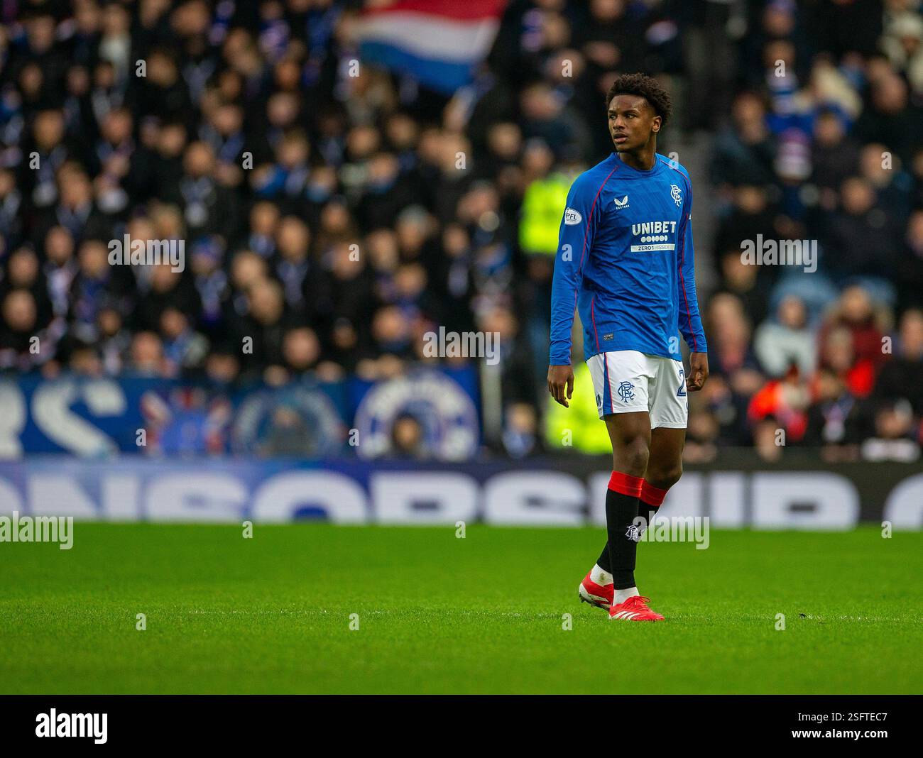 Ibrox Stadium, Glasgow, UK. 9th Feb, 2025. Scottish Cup Fifth Round ...
