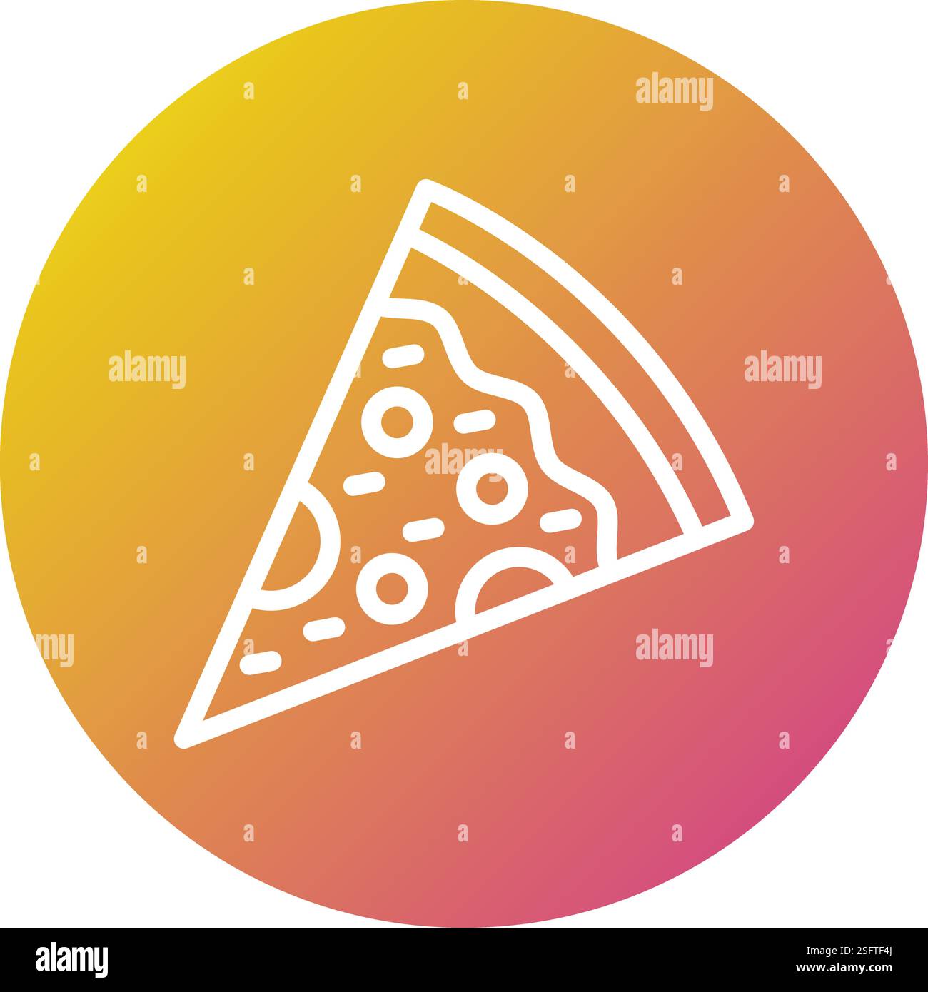 Pizza Slice Vector Icon Design Illustration Stock Vector Image & Art ...