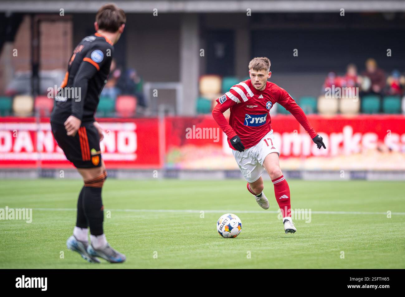 Silkeborg, Denmark. 08th, February 2025. Callum McCowatt (17) of ...