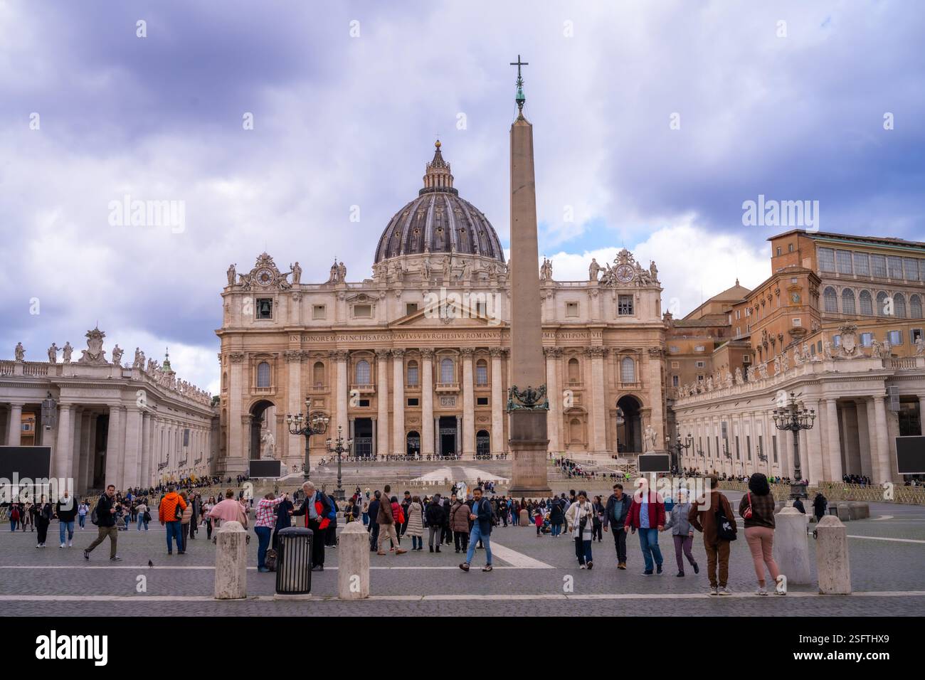 Saint Peters Basilica. The Vatican City. Rome Stock Photo - Alamy