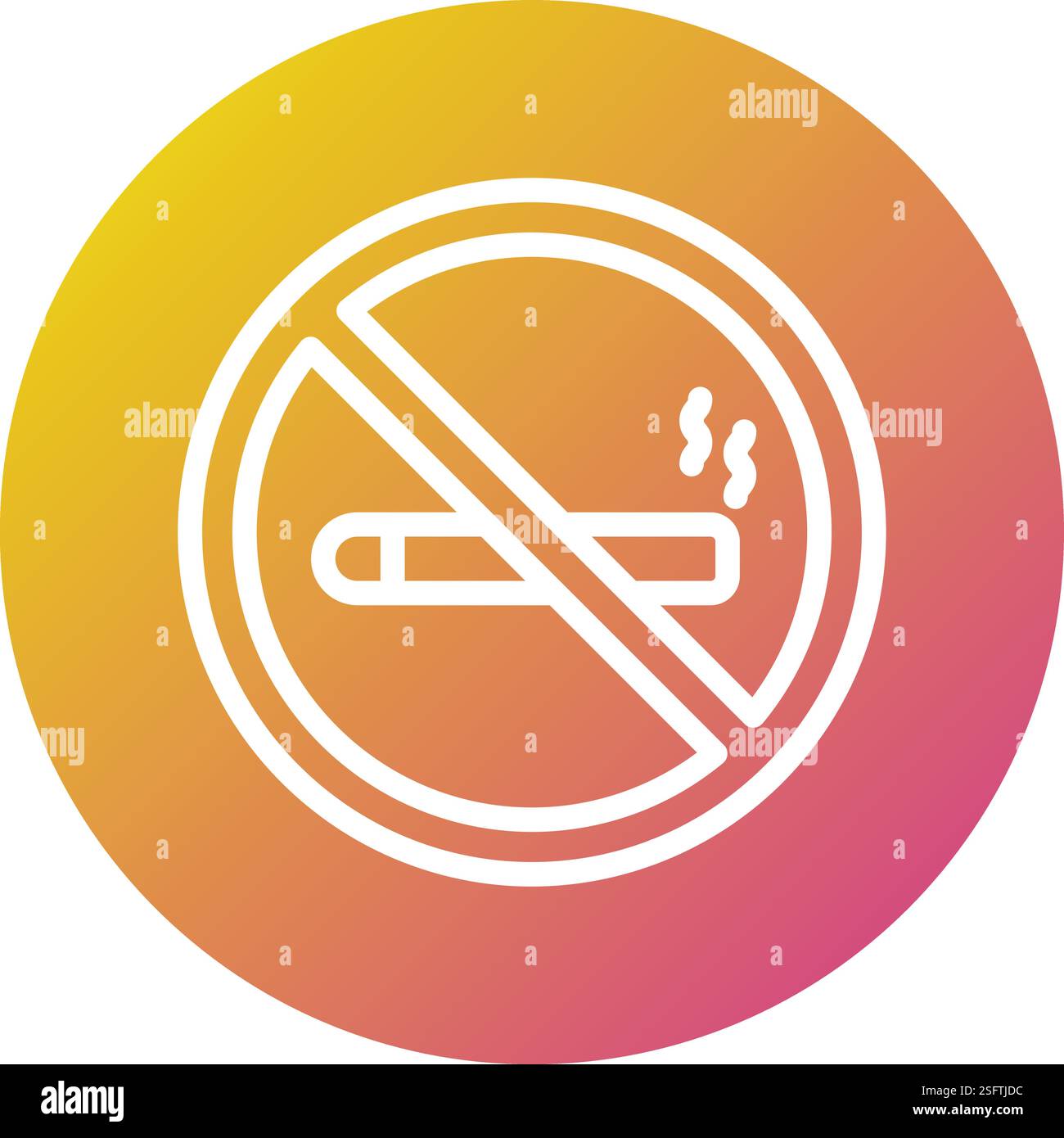 No Smoking Vector Icon Design Illustration Stock Vector Image & Art - Alamy