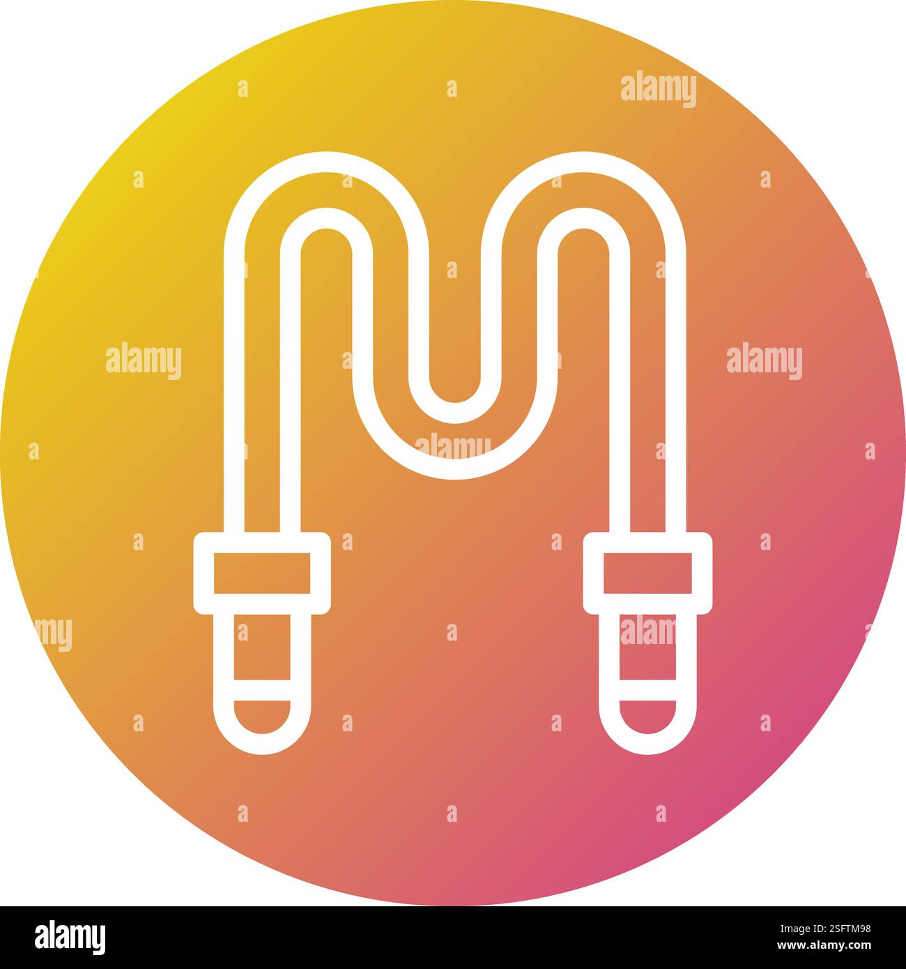 Skipping rope icon vector hi-res stock photography and images - Alamy