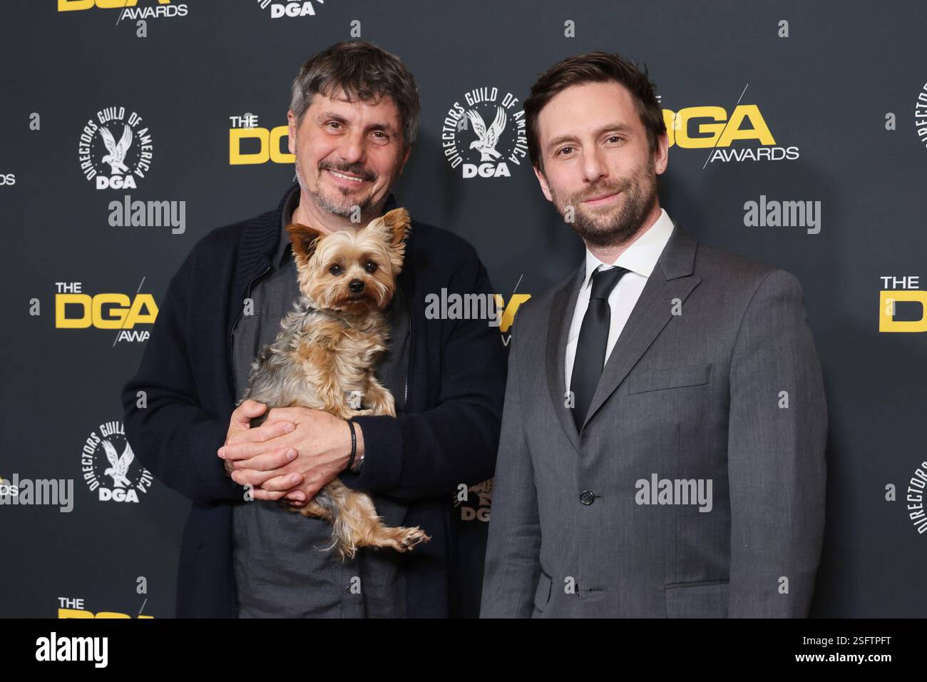 Beverly Hills, USA. 08th Feb, 2025. Brendan Bellomo and Slava Leontyev ...