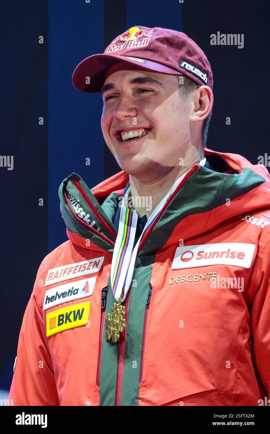 Saalbach, Austria. 09th Feb, 2025. FIS Alpine World Ski Championships Saalbach 2025 Men's ...