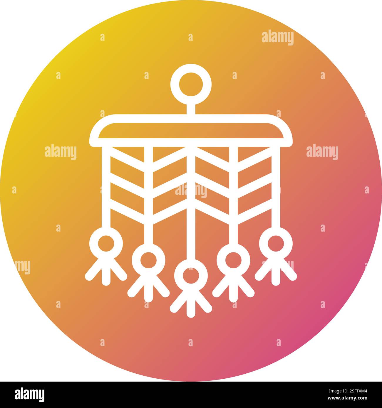 Macrame Vector Icon Design Illustration Stock Vector Image & Art - Alamy