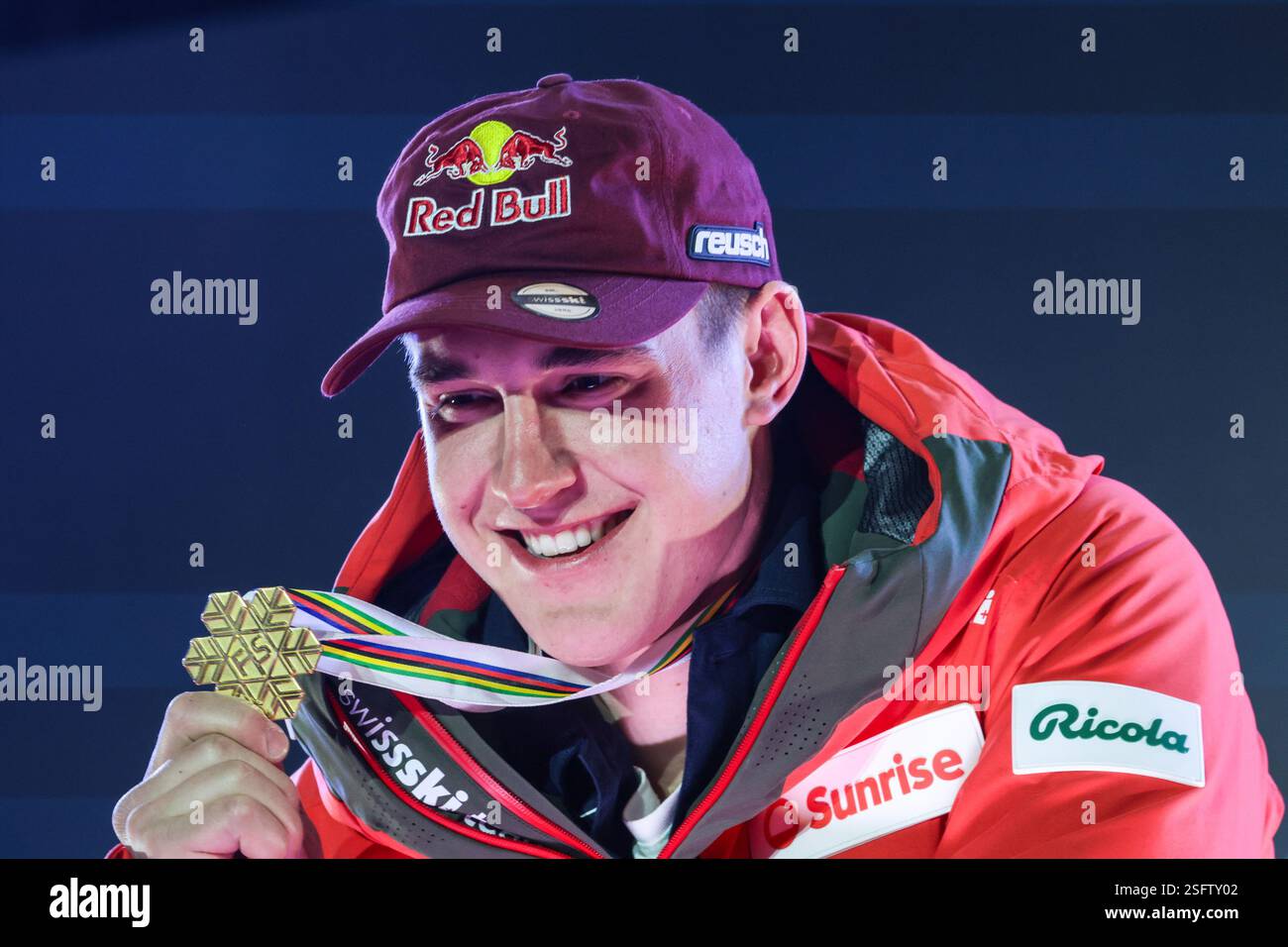 Saalbach, Austria. 09th Feb, 2025. FIS Alpine World Ski Championships Saalbach 2025 Men's ...